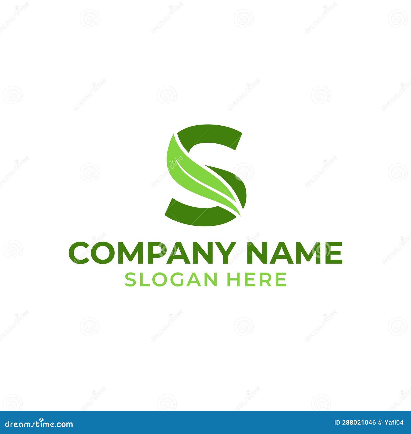 Letter S Logo with Leaf Vector. S Leaf Logo Template, Leaf Logo ...