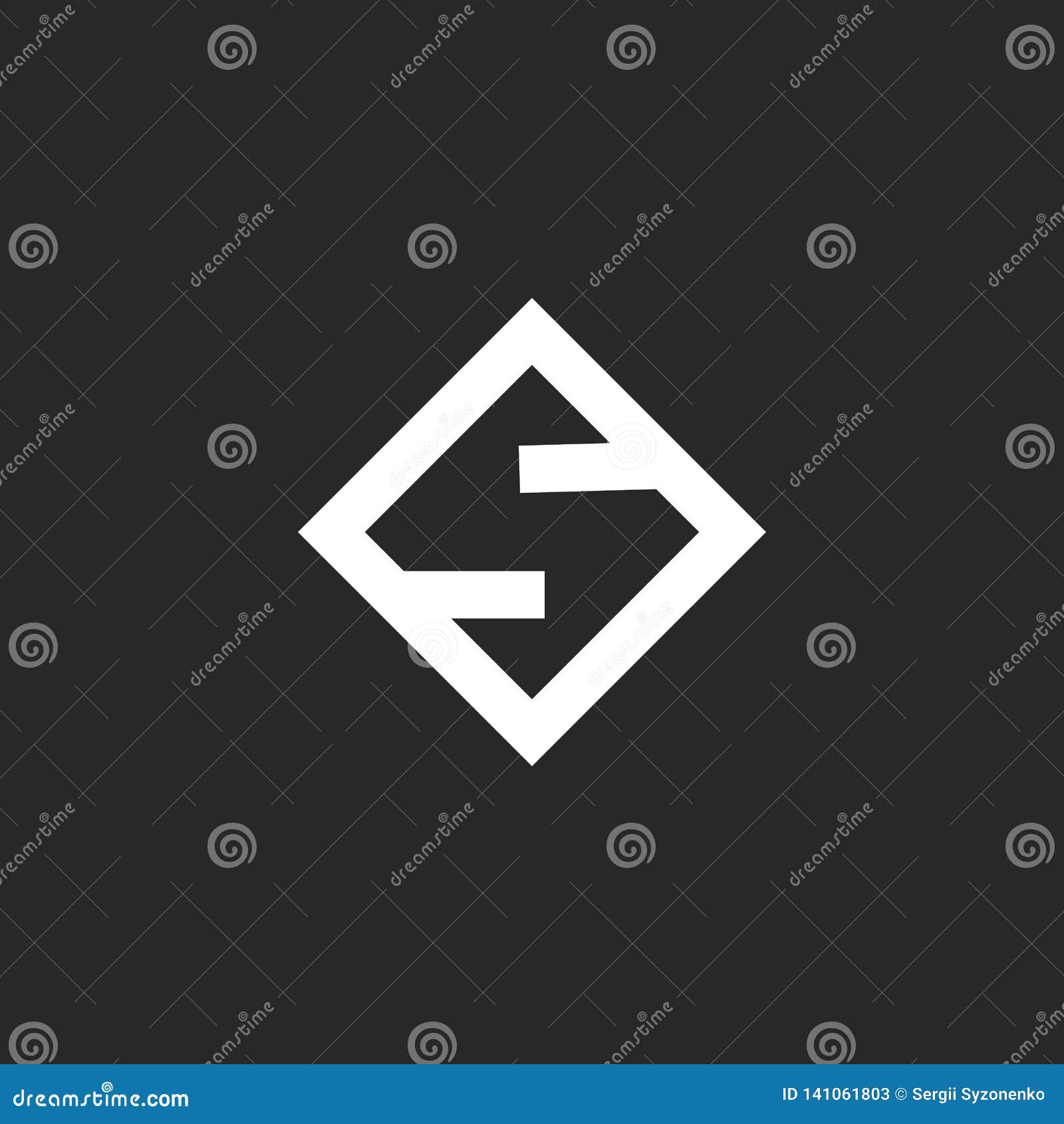 Letter S Logo Monogram, Creative Minimal Style Simple Linear Initial in ...