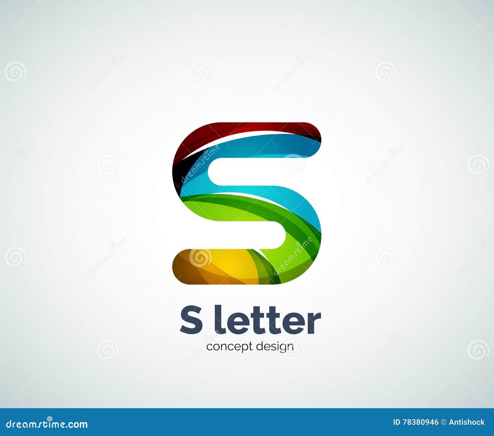 Letter S logo stock vector. Illustration of label, letters - 78380946