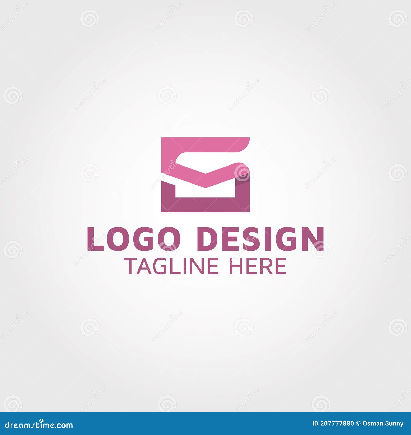 Letter S & Mail Box Logo Design Idea Stock Vector - Illustration of ...