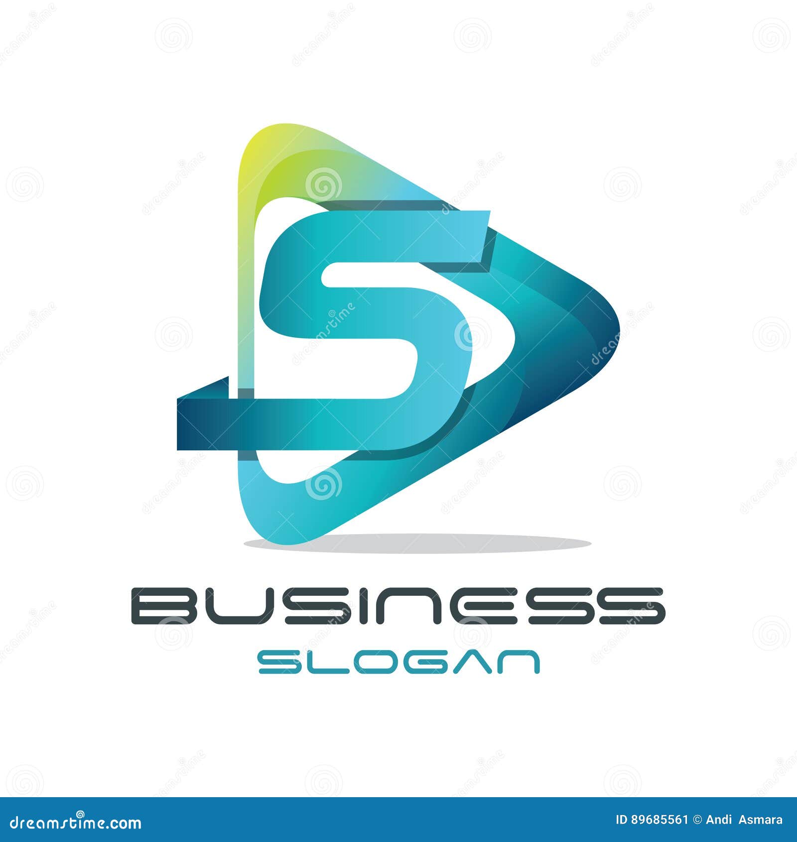 Letter S Media Logo stock vector. Illustration of player - 89685561