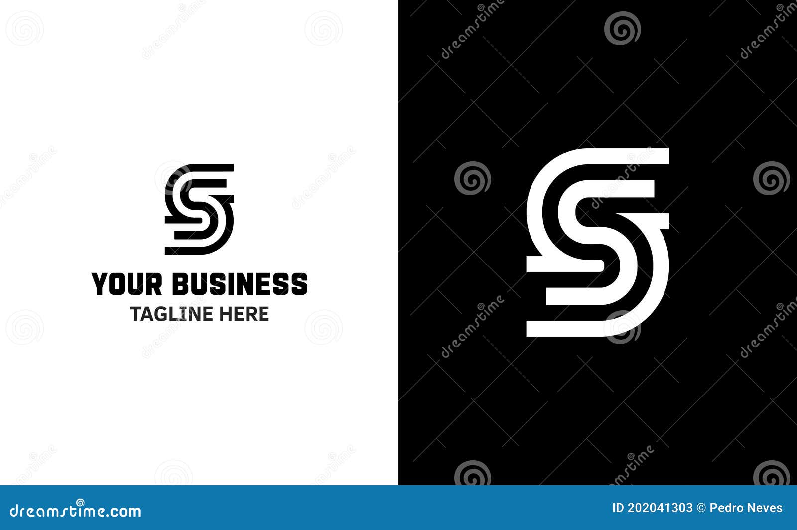 Letter S Minimal Vector Logo. Icon Mark Design Template Stock Vector ...