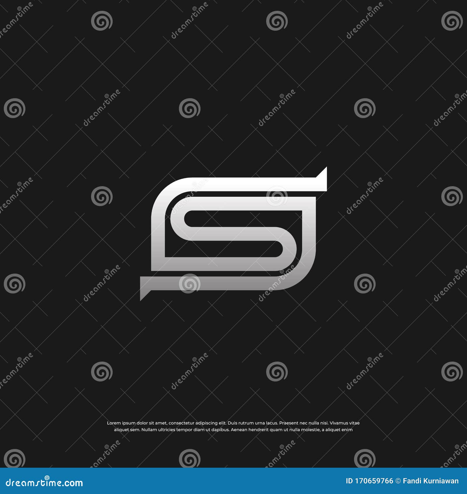 Letter S Monogram Logo Design Vector EPS 10 Stock Vector - Illustration ...