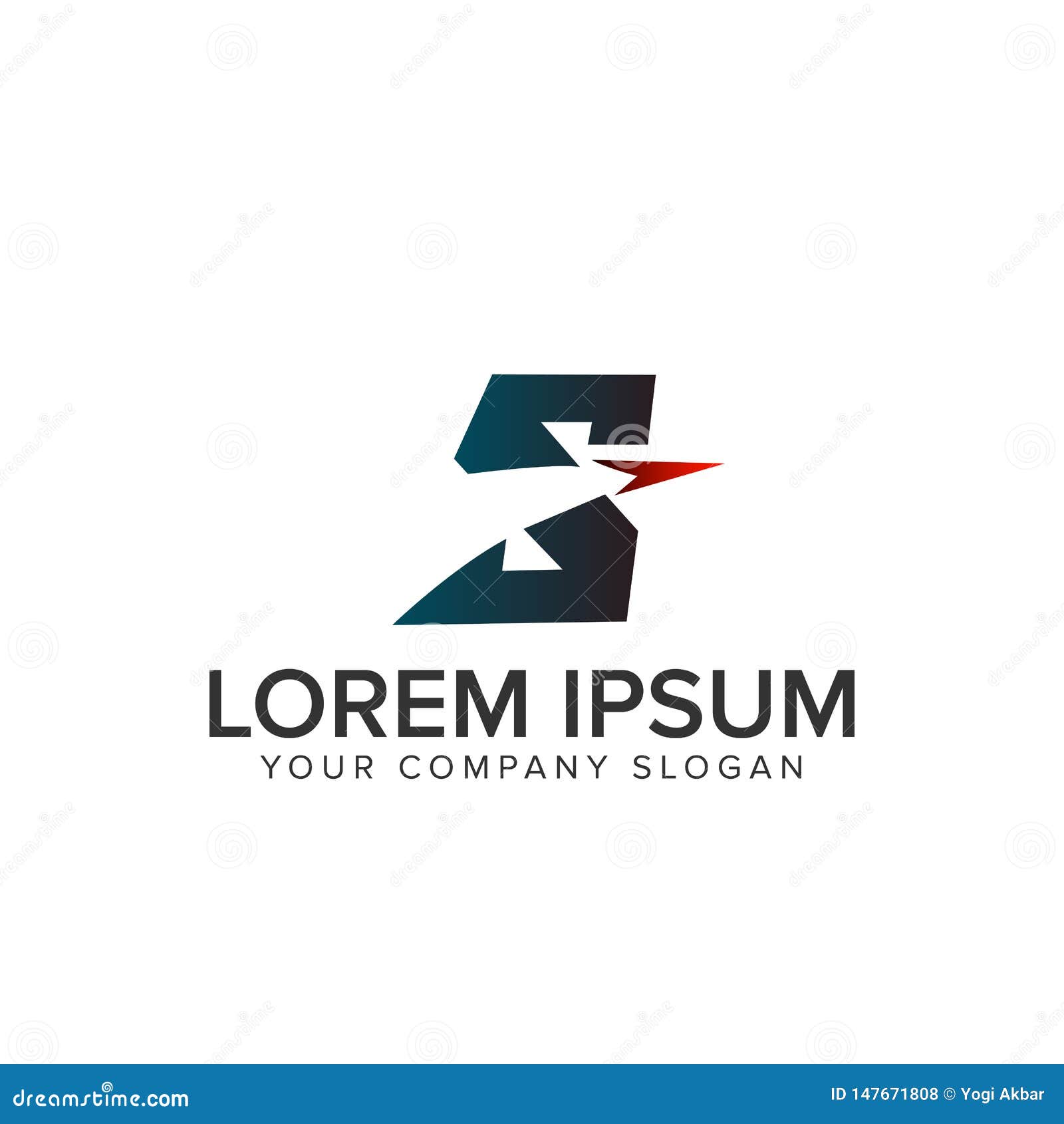 Letter S with Paper Airplane Logo Stock Vector - Illustration of ...