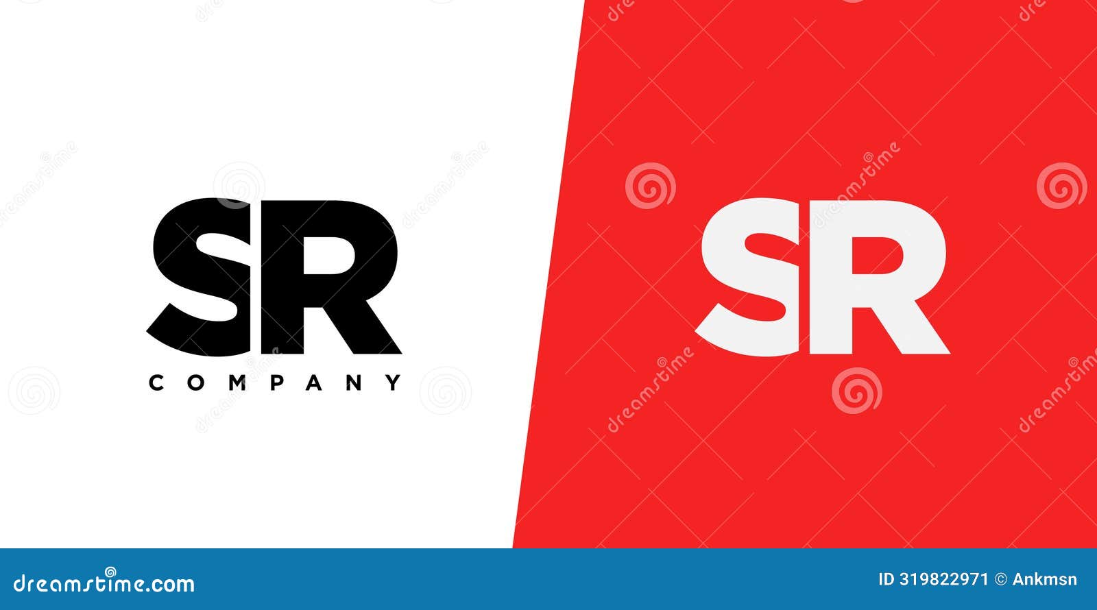 Letter S And R, SR Logo Design Template. Minimal Monogram Initial Based ...