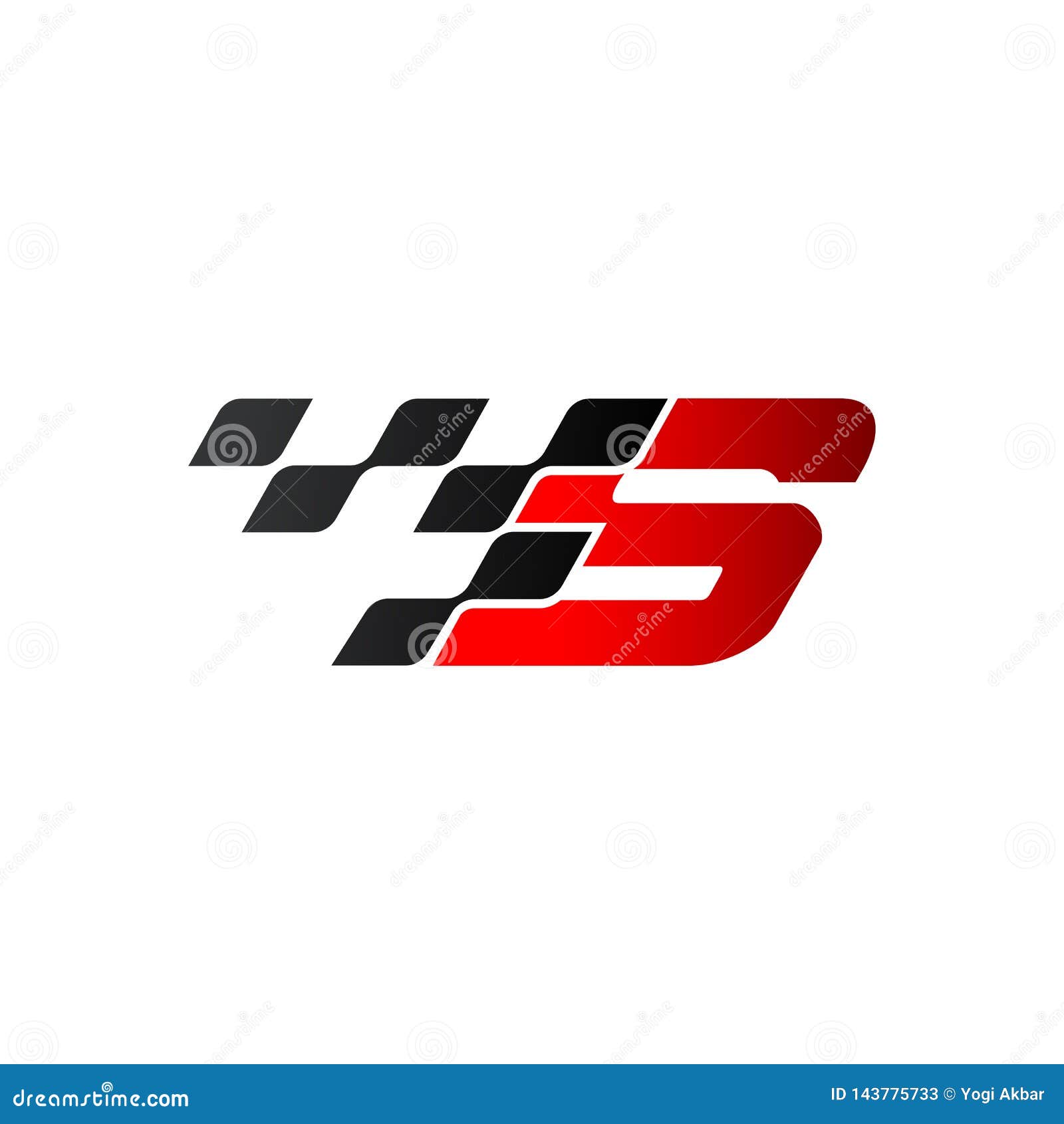Letter S with Racing Flag Logo Stock Vector - Illustration of creative ...