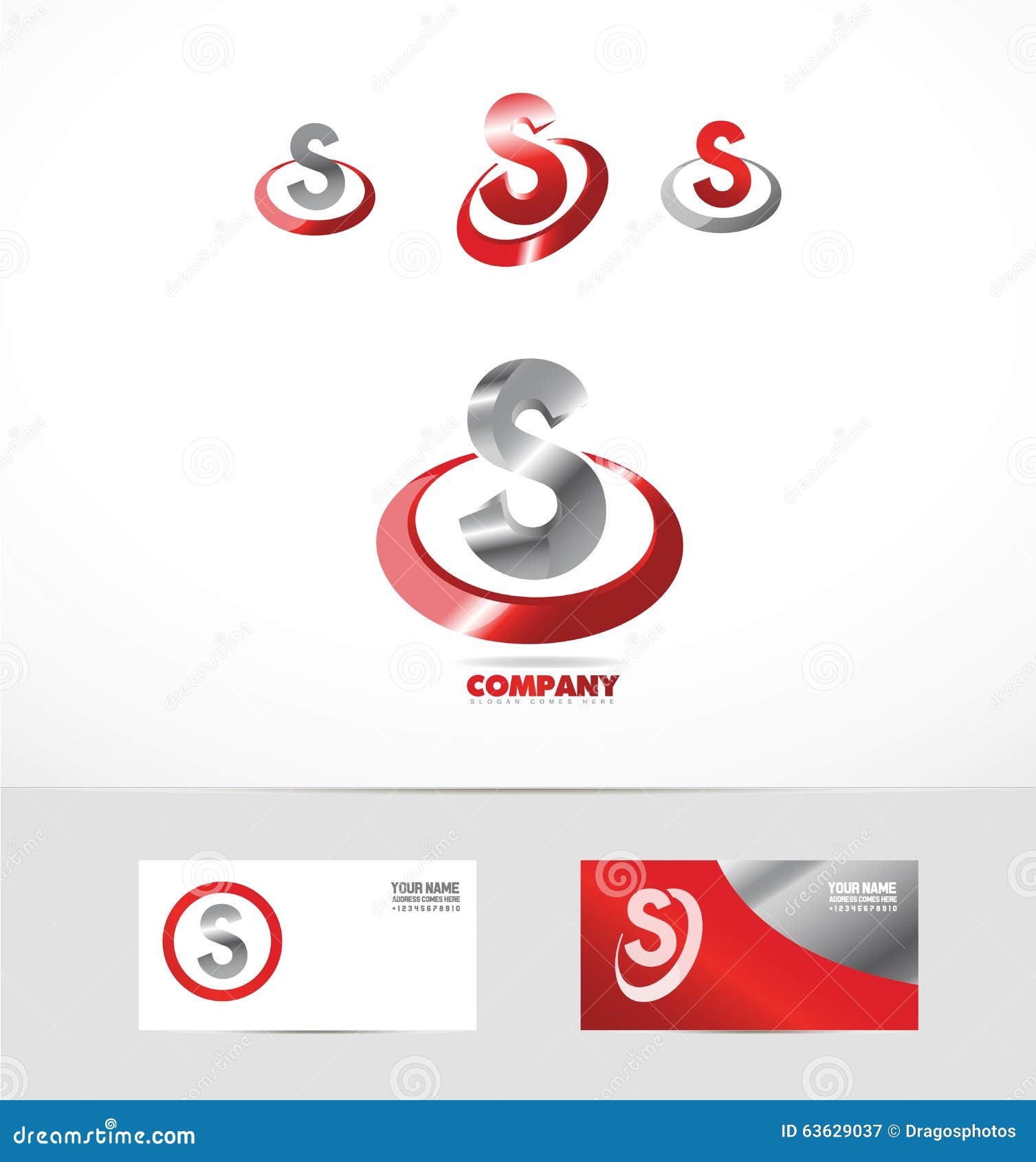 Letter S Red Metal Logo Icon Stock Vector - Illustration of games, icon ...