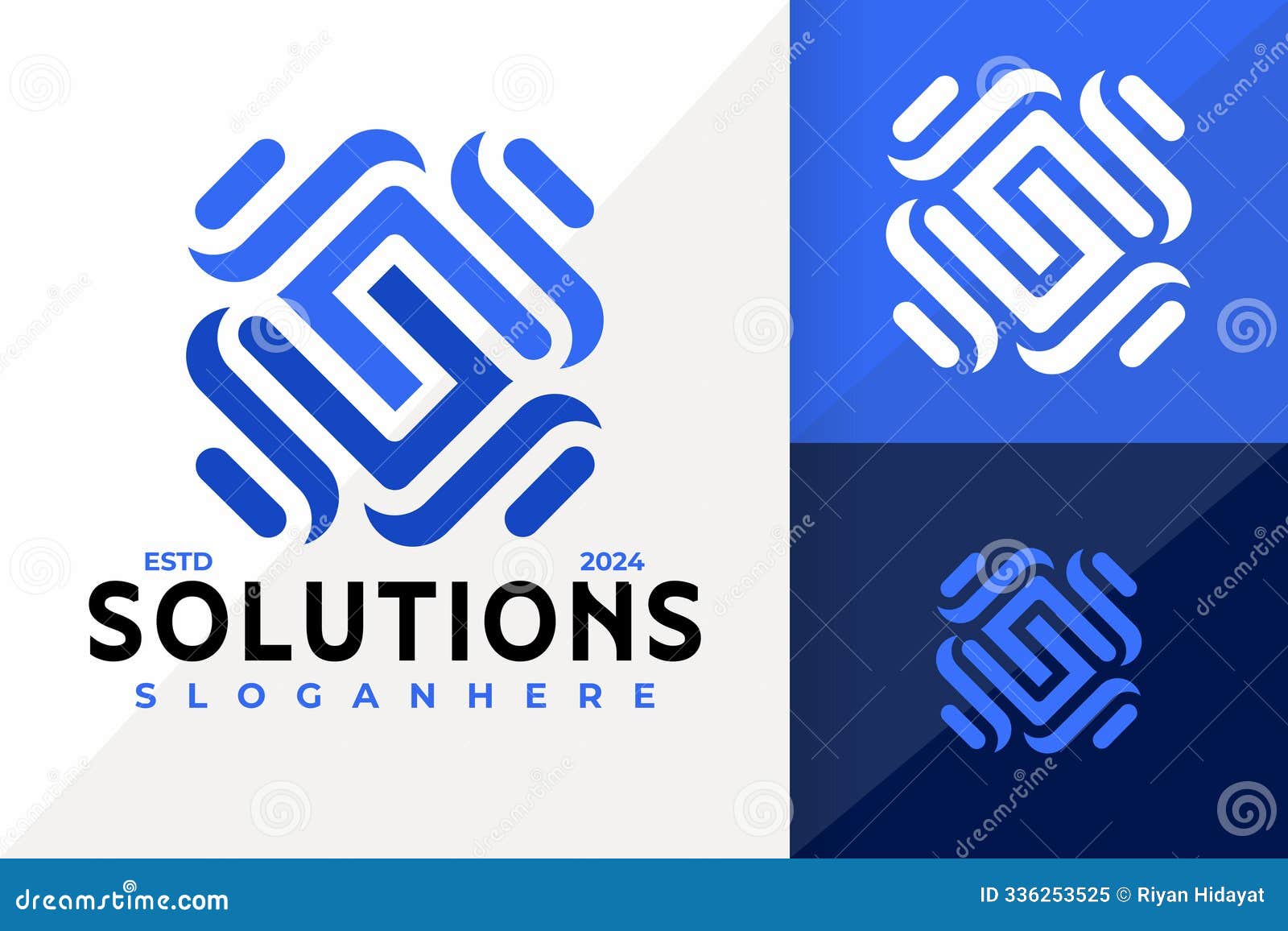 Letter S Solution Logo Icon Vector Design. Creative Simple Logos ...