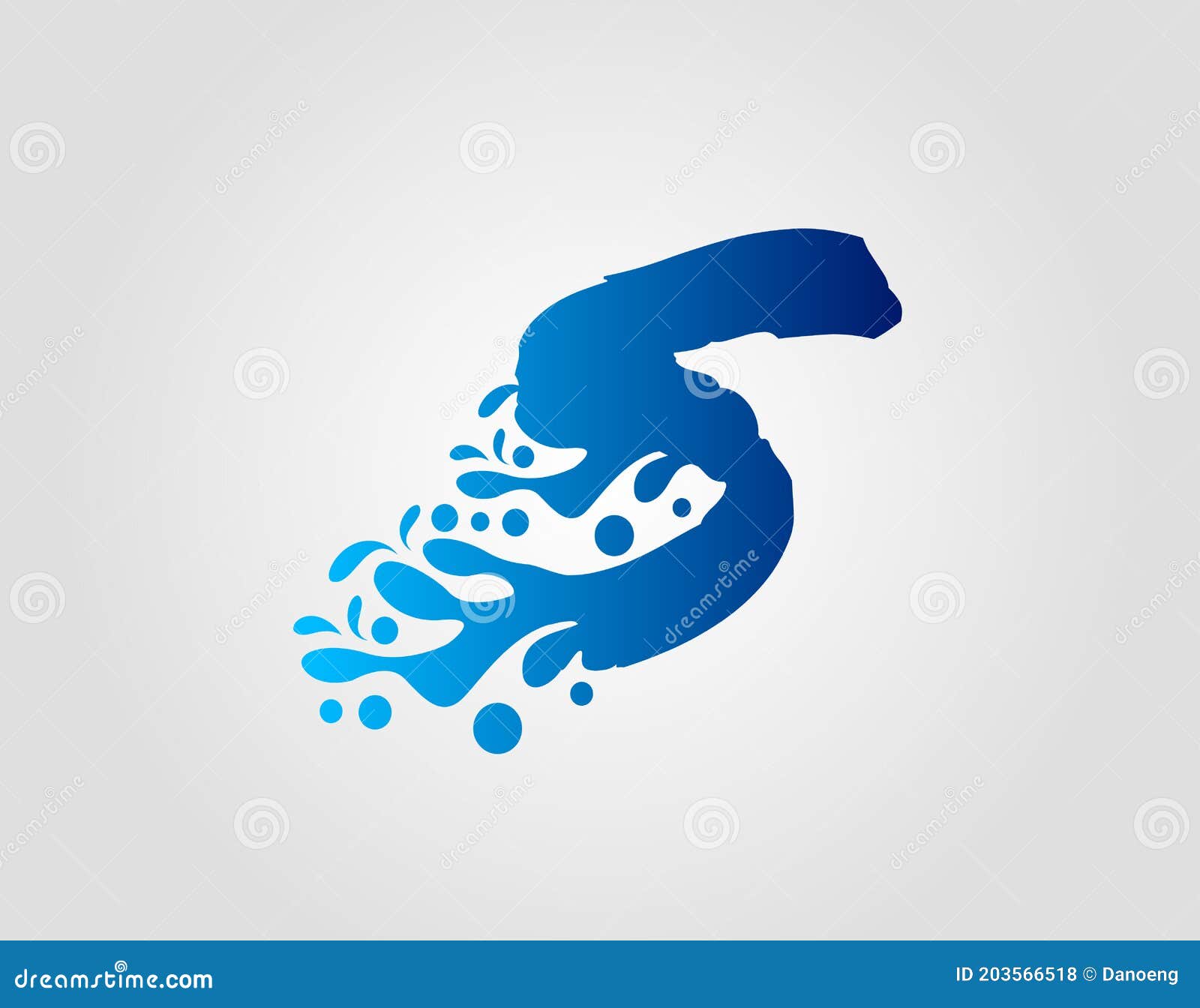 Letter S with Splash Water Logo Template Vector Stock Vector ...