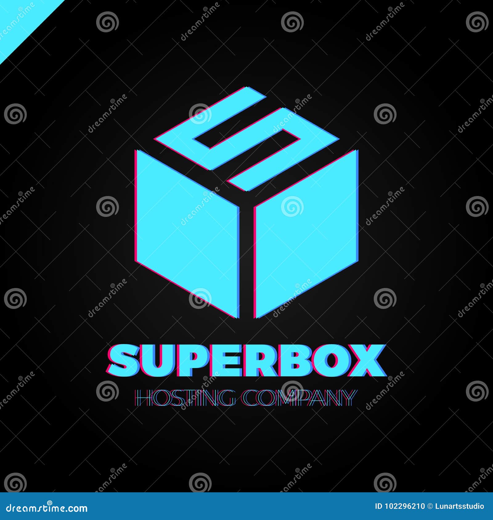Letter S Square, Box or Cube Negative Space Logo Design Element Stock ...