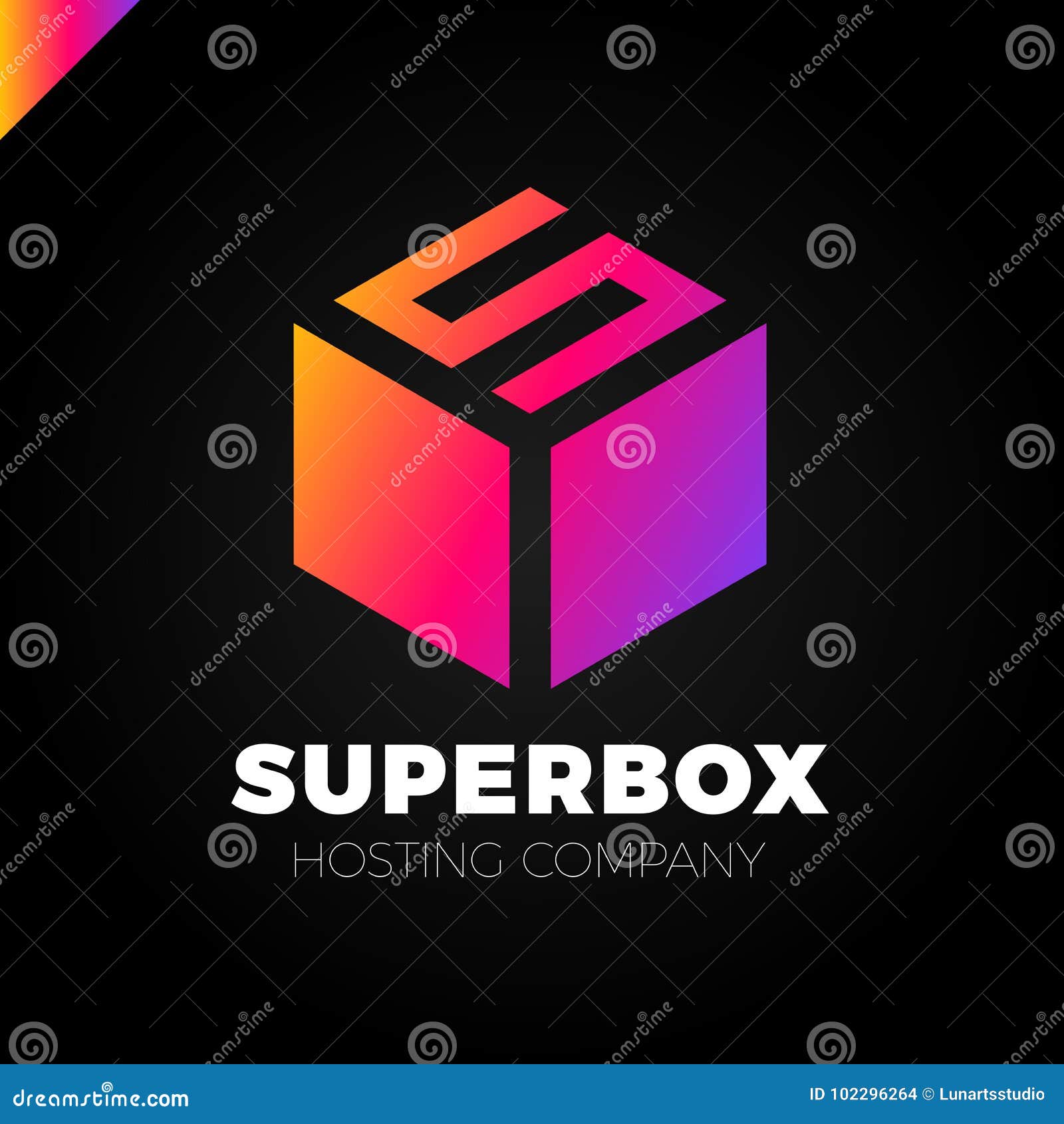 Letter S Square, Box or Cube Negative Space Logo Design Element Stock ...