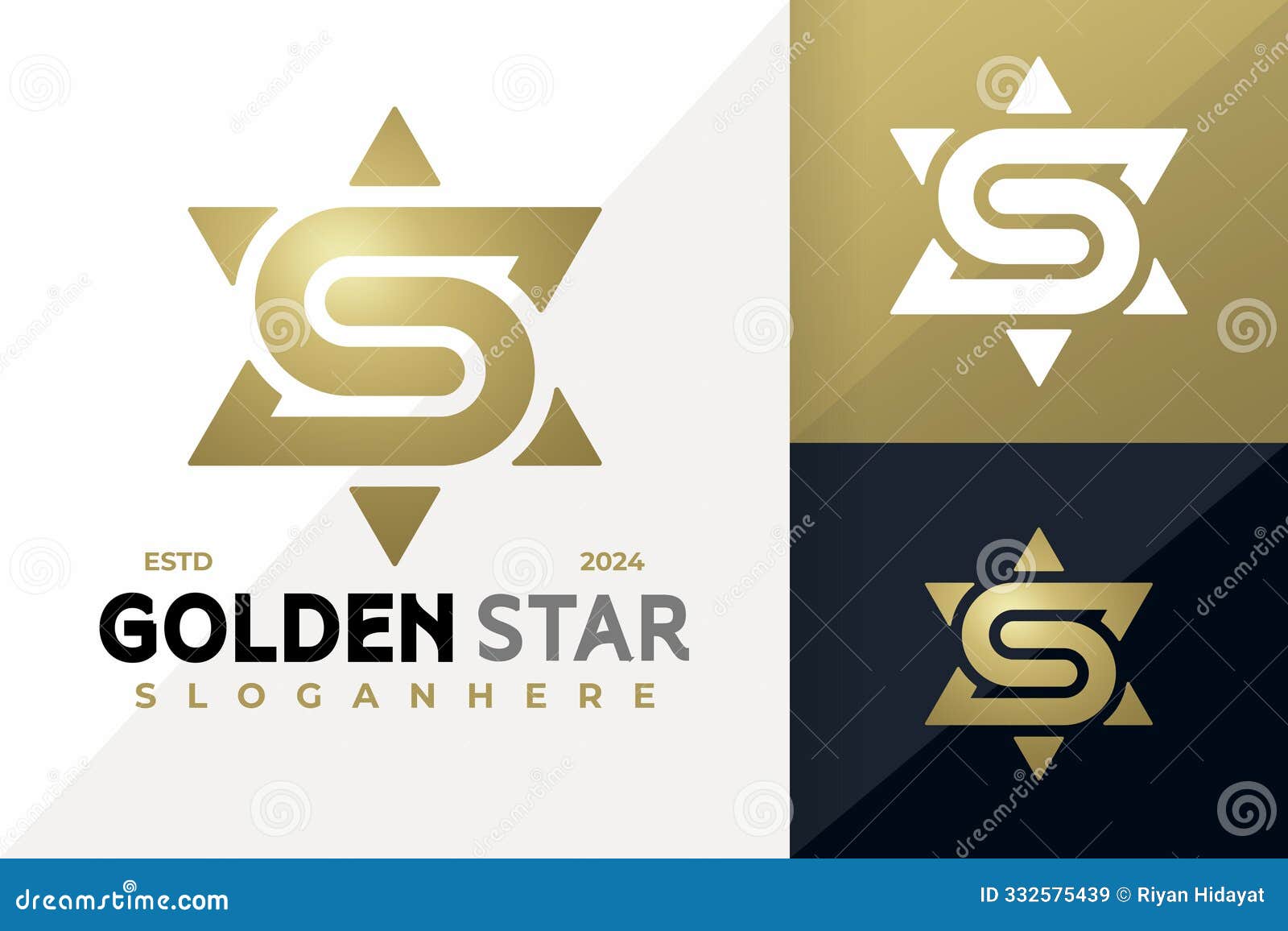Letter S Star Elegant Logo Icon Vector Design. Creative Simple Logos ...
