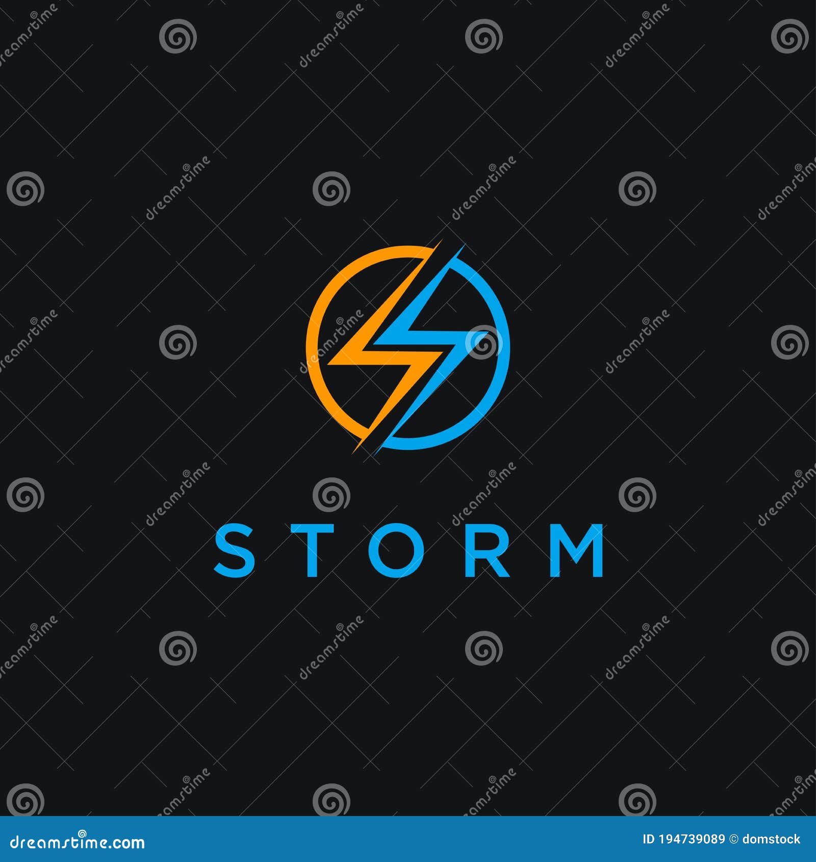 Red Letter H For Hurricane Cyclone Tornado Wind Logo Design Vector ...