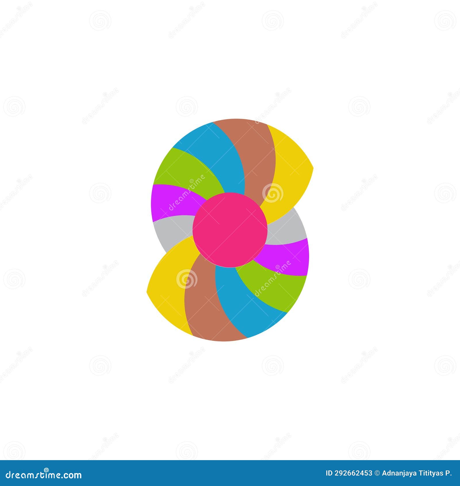 Letter S Swirl Colorful Rotation Logo Vector Stock Vector ...