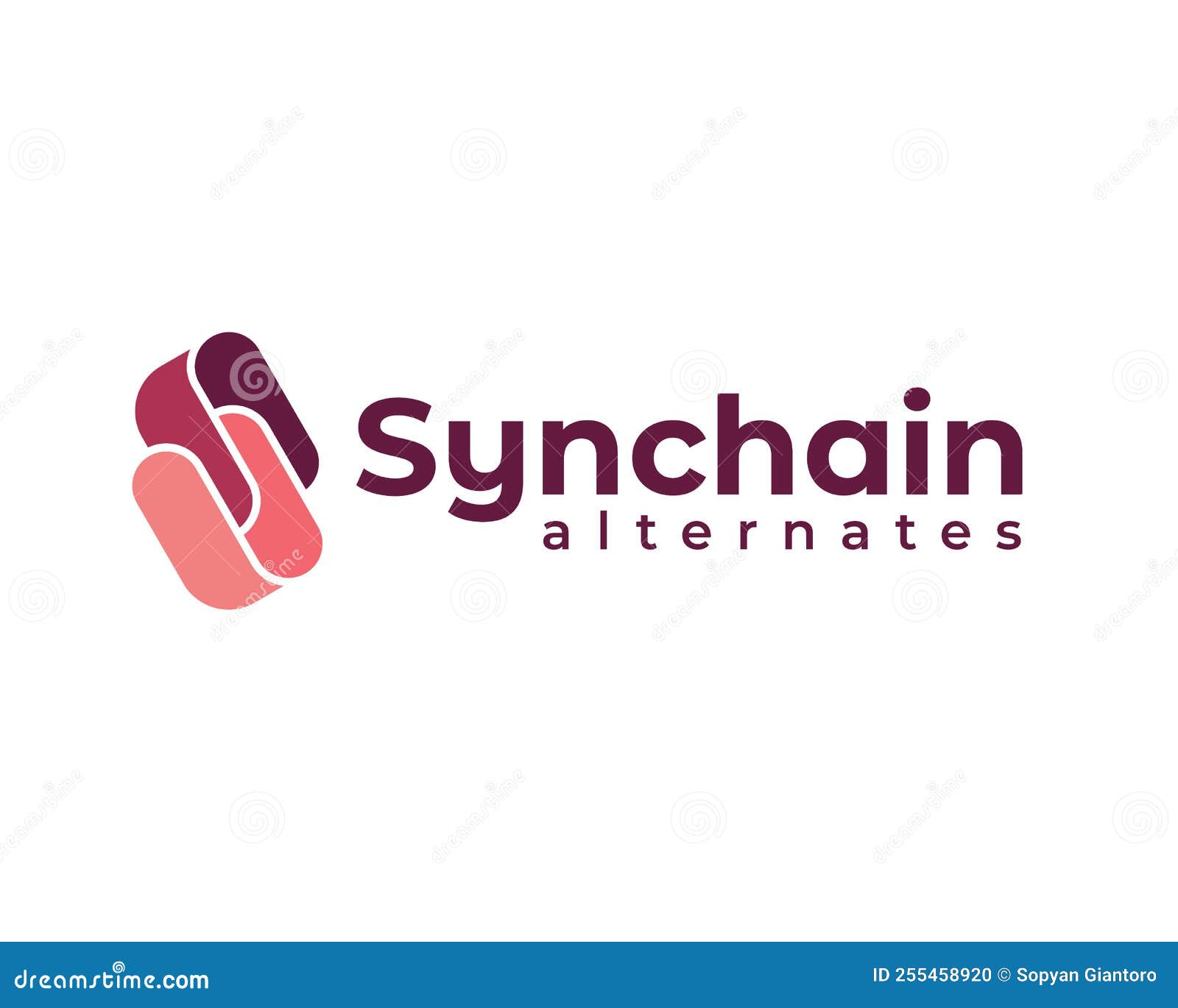 Letter S Synced Chain Logo stock vector. Illustration of mark - 255458920