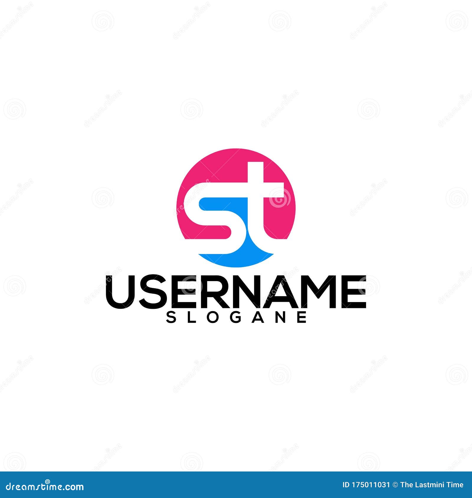 Letter St Logo Design Vector Stock Vector - Illustration of service ...