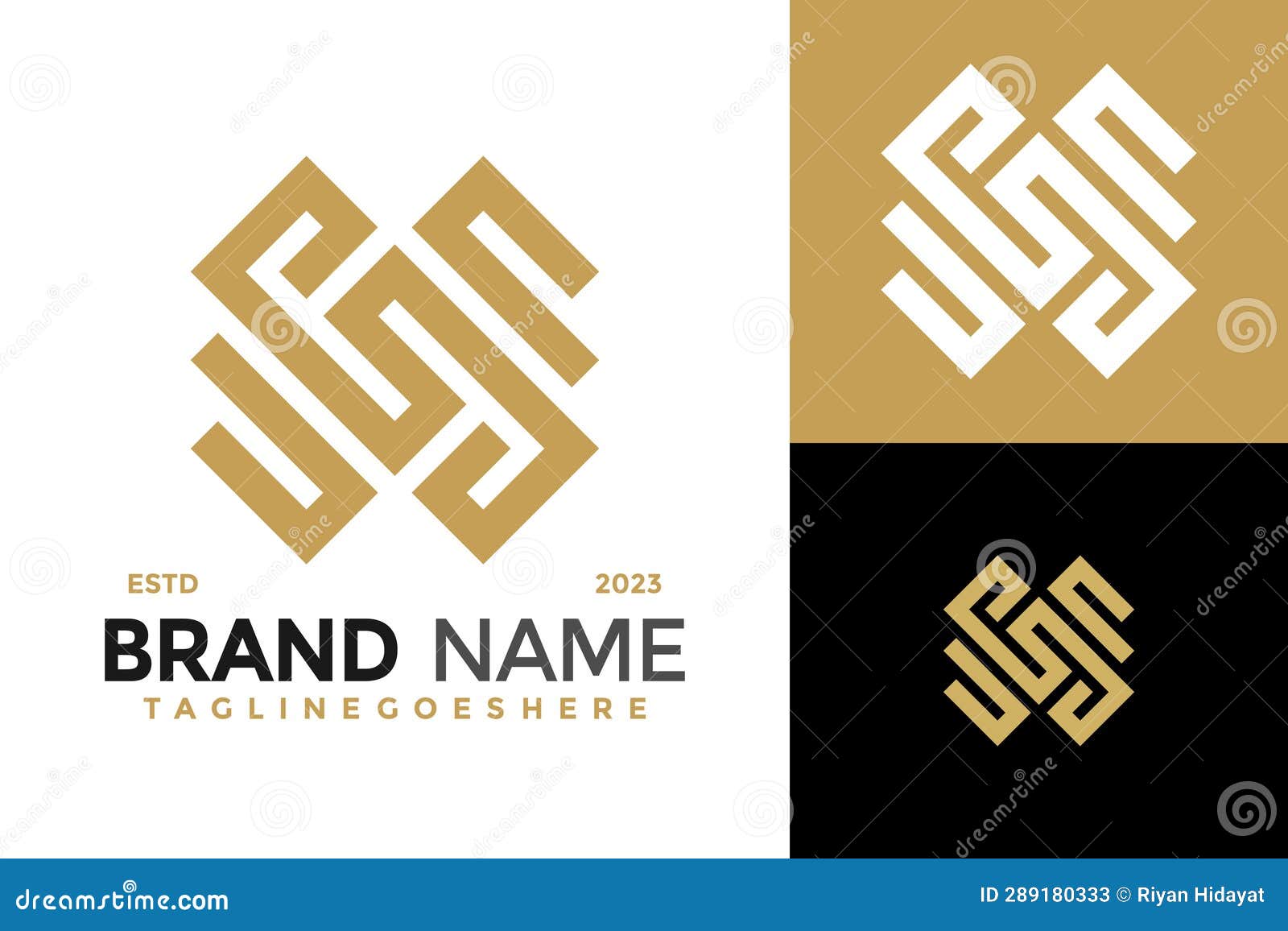 Letter S Unique Logo Design Vector Symbol Icon Illustration Stock ...