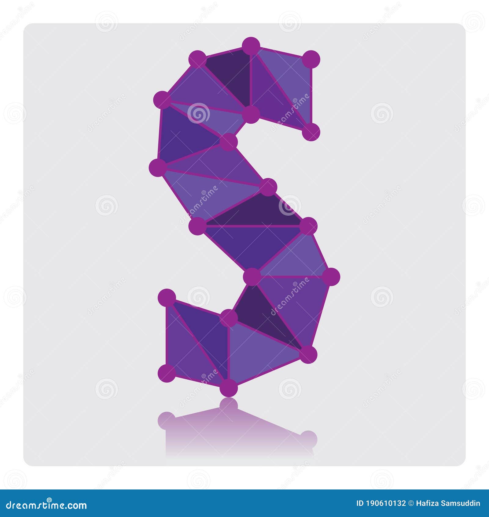 Letter S. Vector Illustration Decorative Design Stock Vector ...