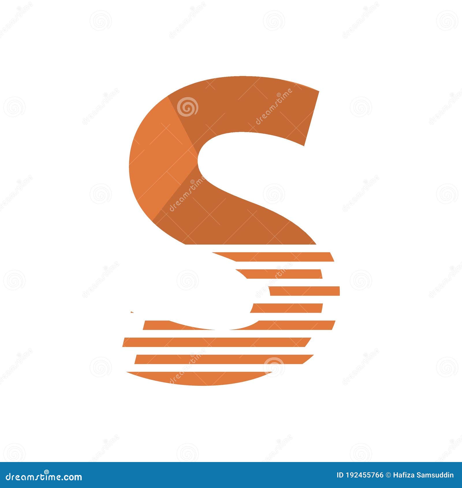 Letter S. Vector Illustration Decorative Design Stock Vector ...