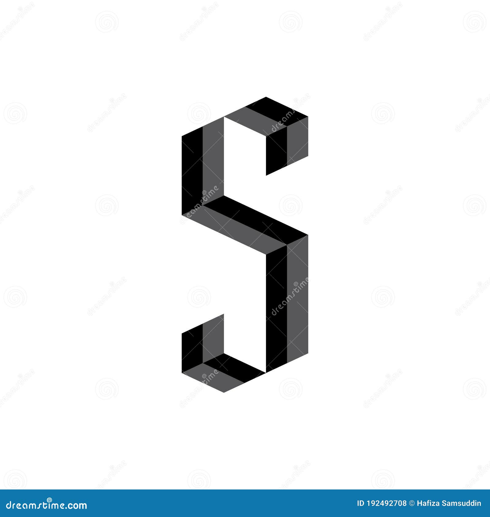 Letter S. Vector Illustration Decorative Design Stock Vector ...