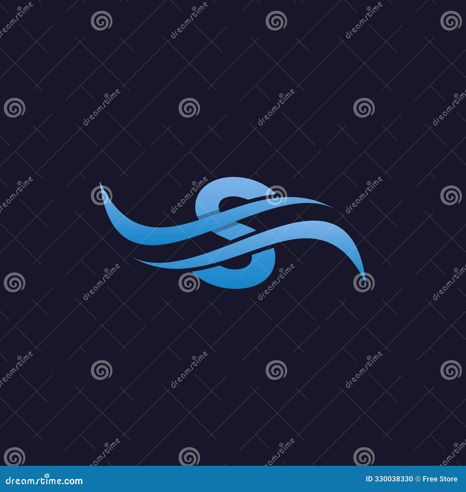 Letter S Wave Business Icon Creative Design Template Logo Stock ...
