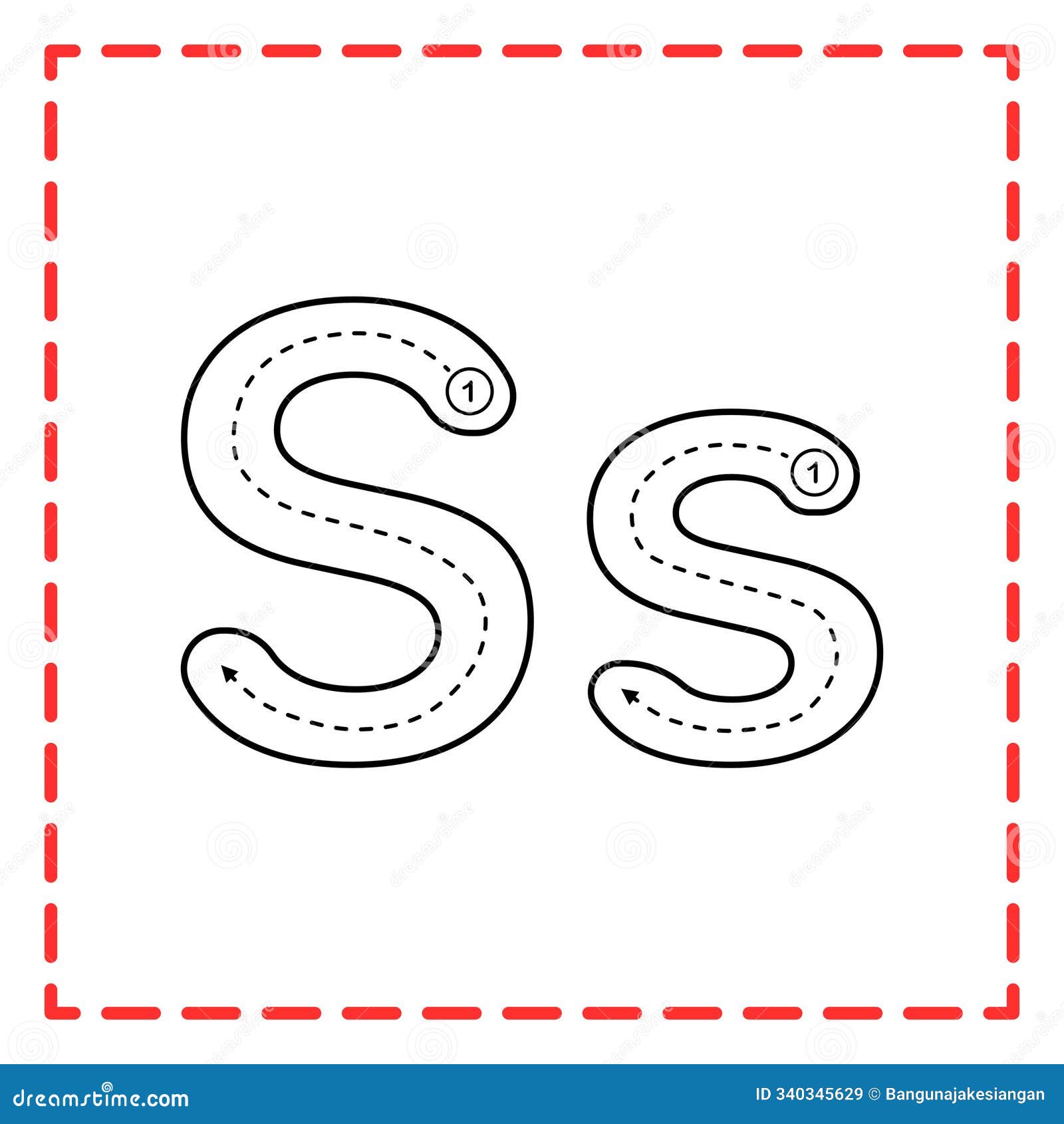 Tracing Alfabet S Set Illustration Stock Illustration - Illustration of ... Tracing Alfabet S Set Illustration Stock Illustration - Illustration of ...