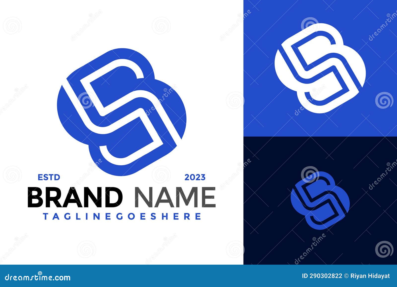 Letter SB or BB Monogram Logo Design Vector Symbol Icon Illustration ...