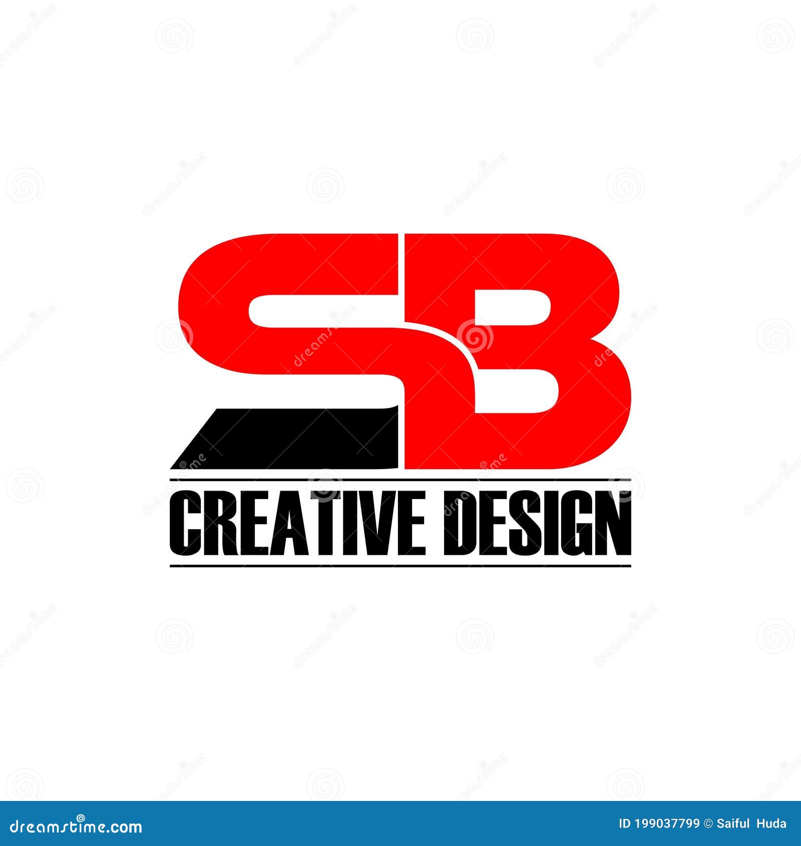 Letter SB Simple Monogram Logo Icon Design. Stock Vector - Illustration ...