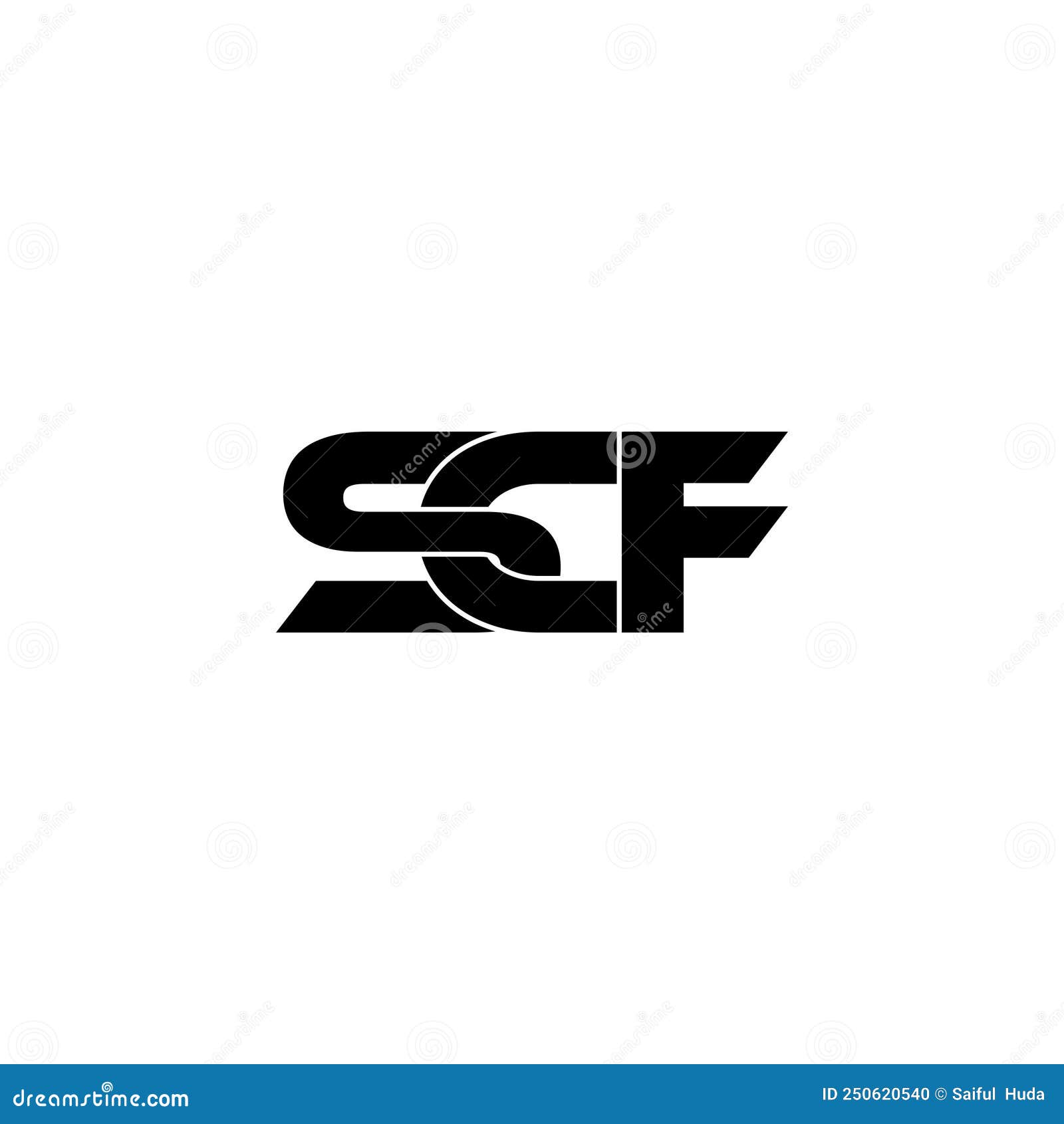 Letter SCF Simple Monogram Logo Icon Design. Stock Vector ...