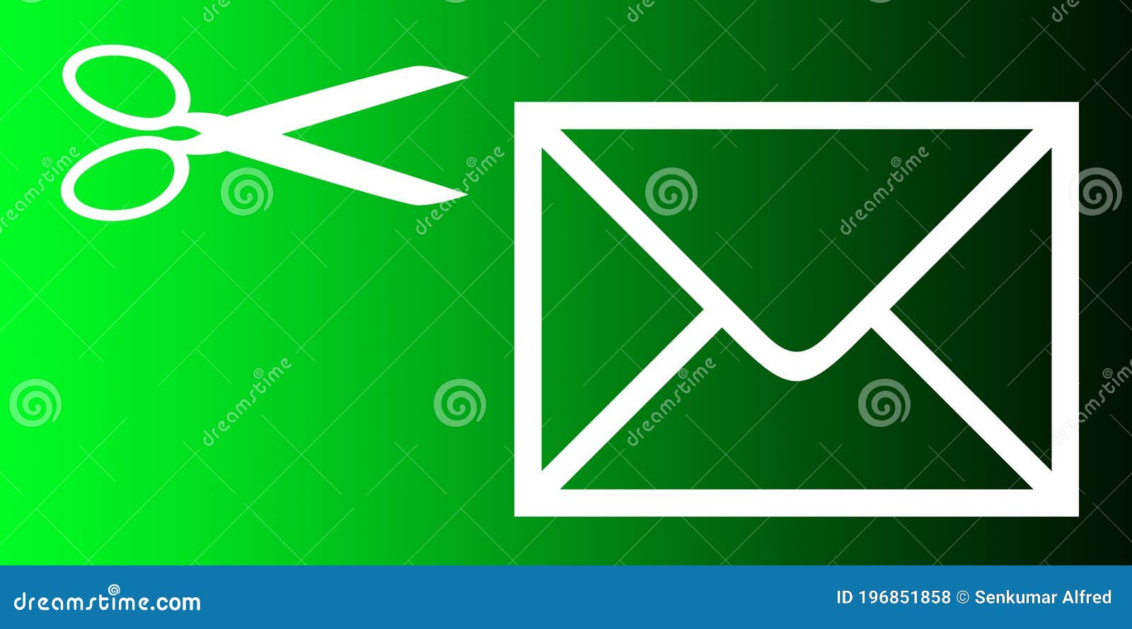 Letter and Scissor Symbol stock illustration. Illustration of ...