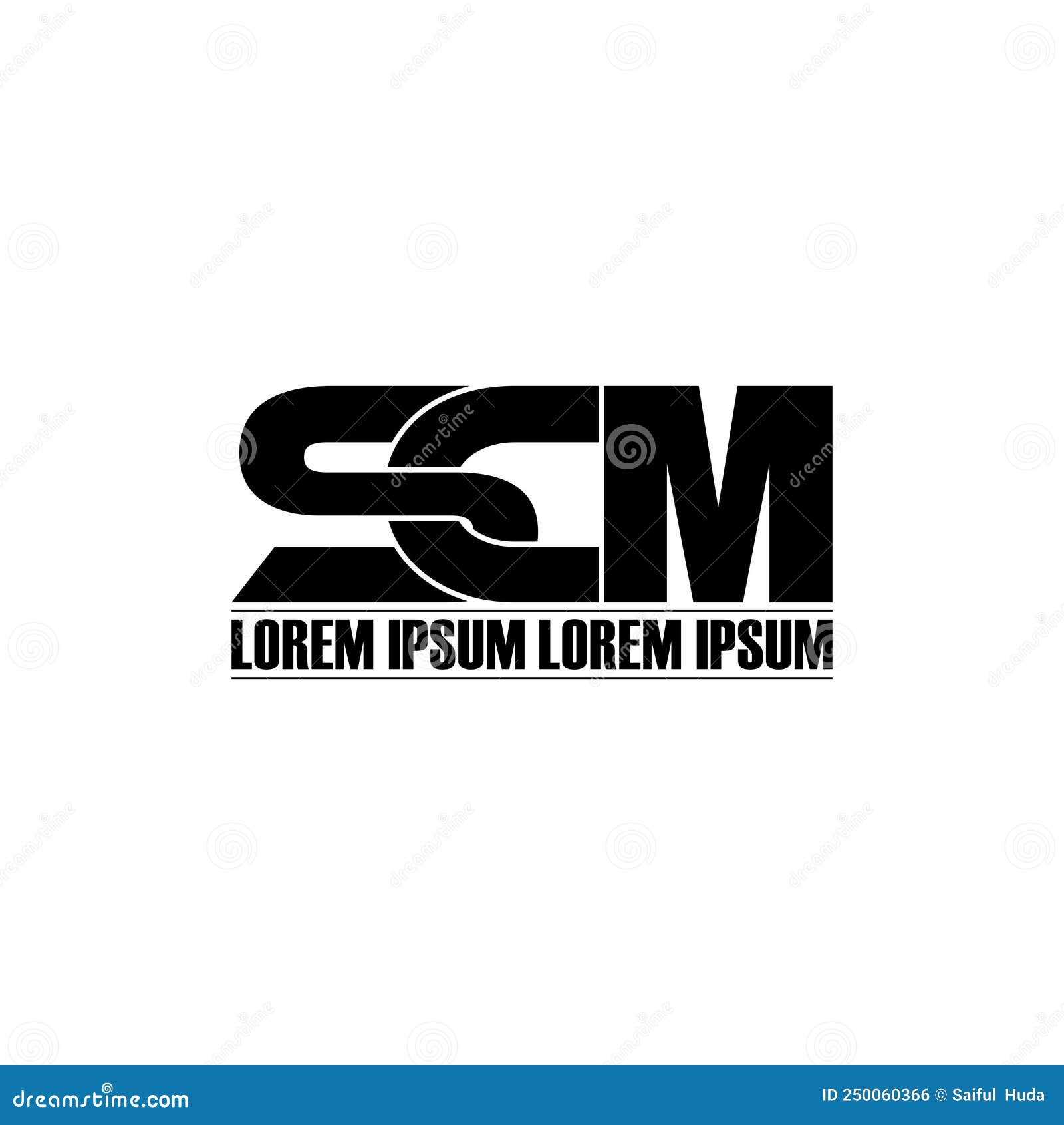 Letter SCM Simple Monogram Logo Icon Design. Stock Vector ...