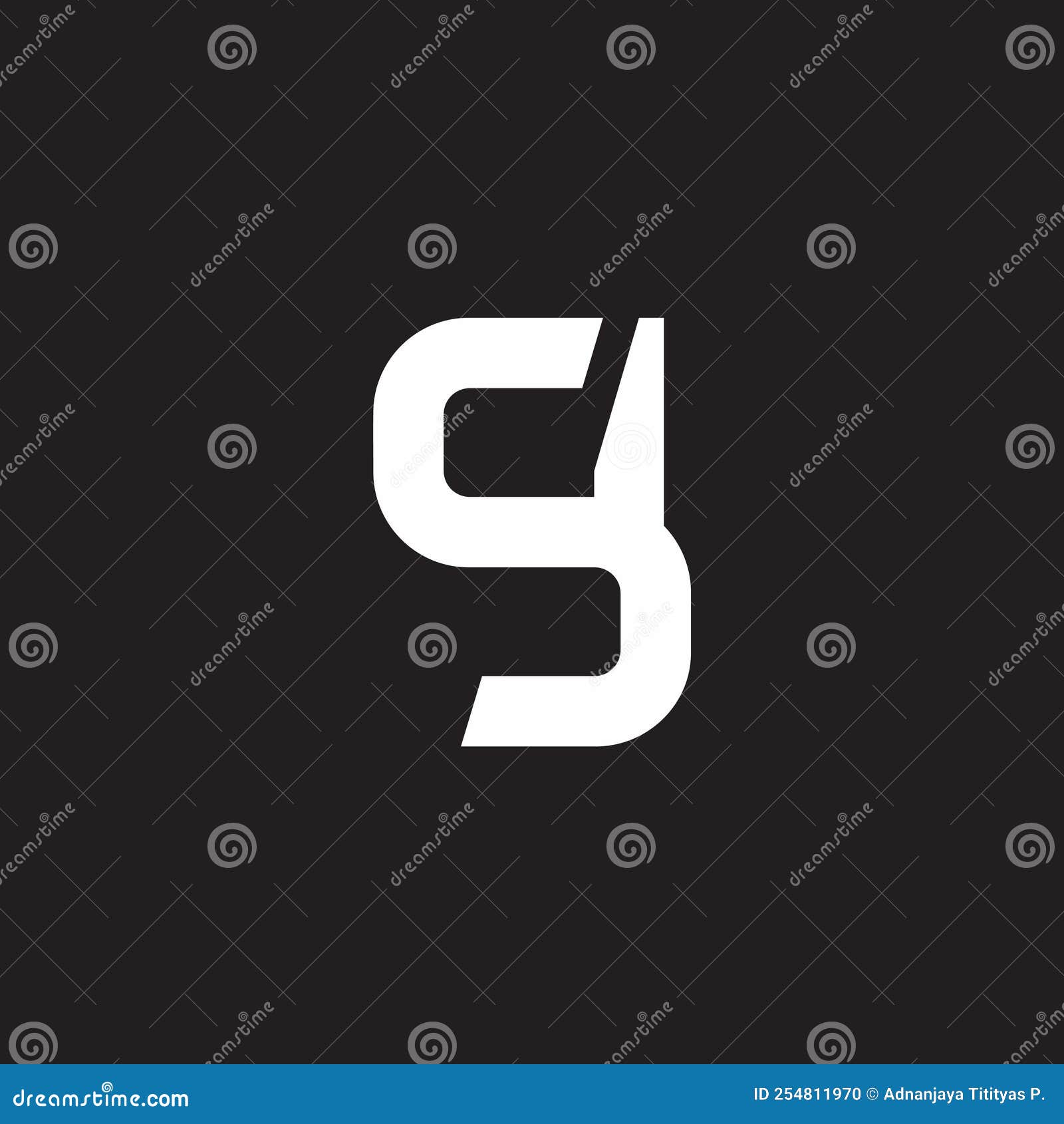 Letter Sd Abstract Geometric Logo Vector Stock Vector - Illustration of ...