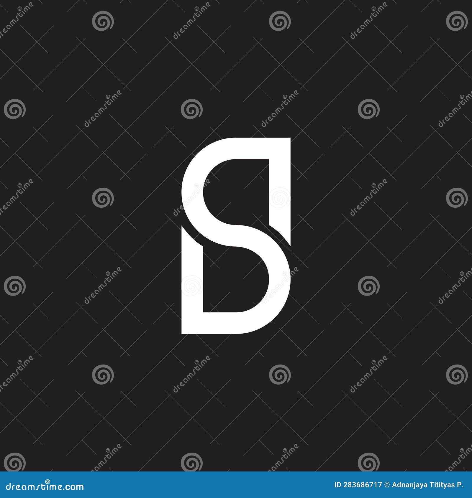Letter Sd Infinity Smooth Logo Vector Stock Vector - Illustration of ...