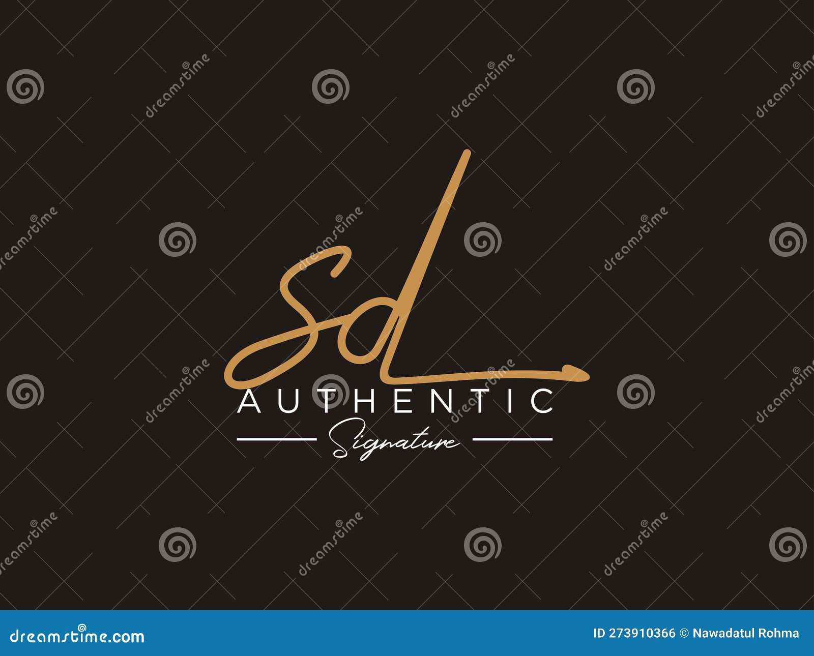 Letter SD Signature Logo Template Vector Stock Vector - Illustration of ...