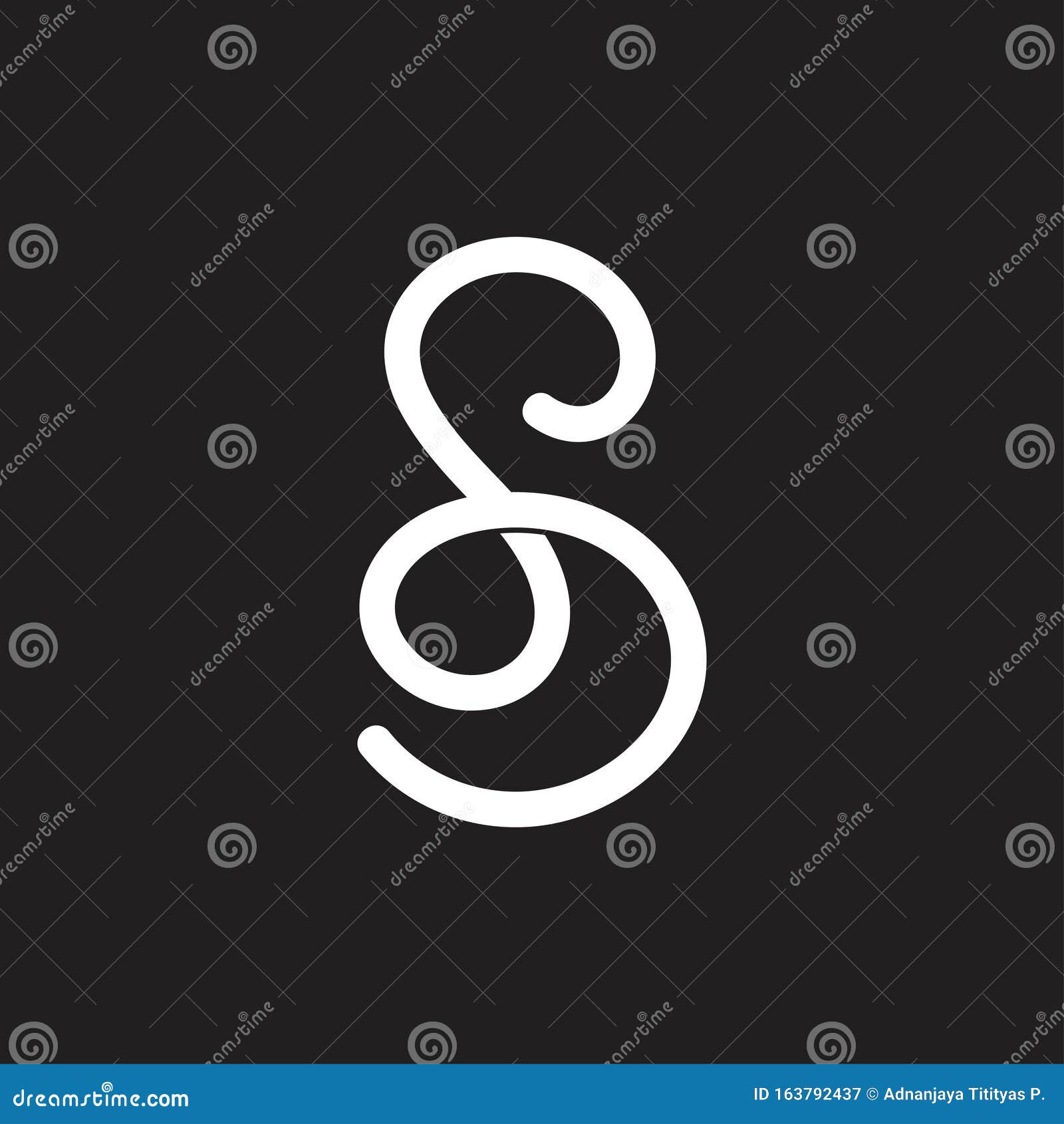 Letter Sd Simple Ribbon Overlap Logo Vector Stock Vector - Illustration ...