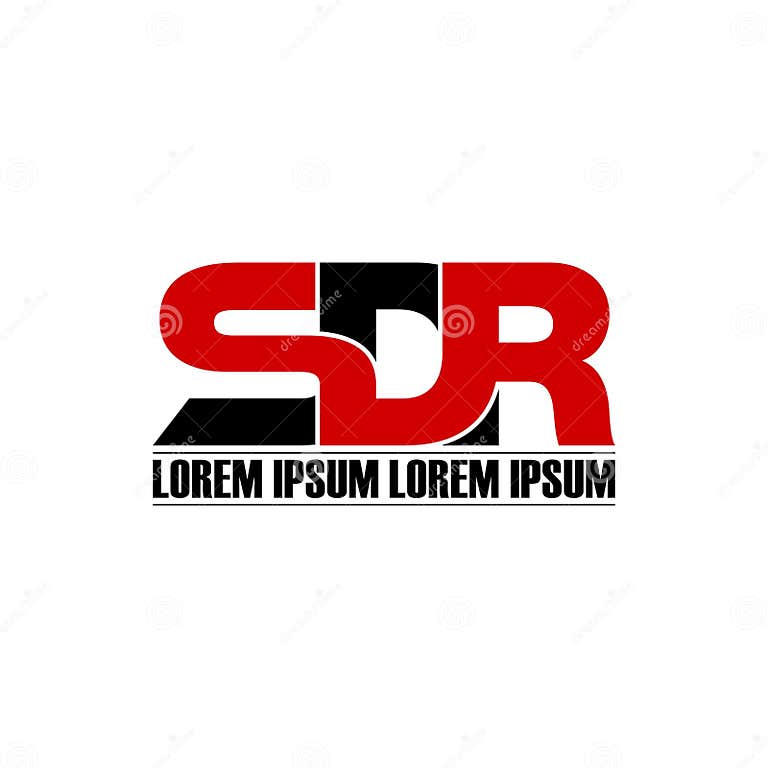 Letter SDR Simple Monogram Logo Icon Design. Stock Vector ...