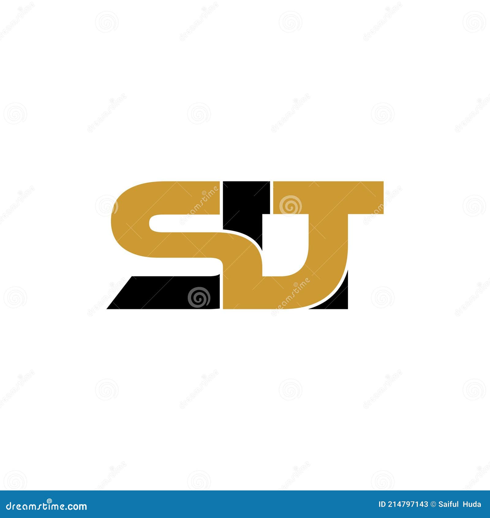 Letter SDT Simple Monogram Logo Icon Design. Stock Vector ...