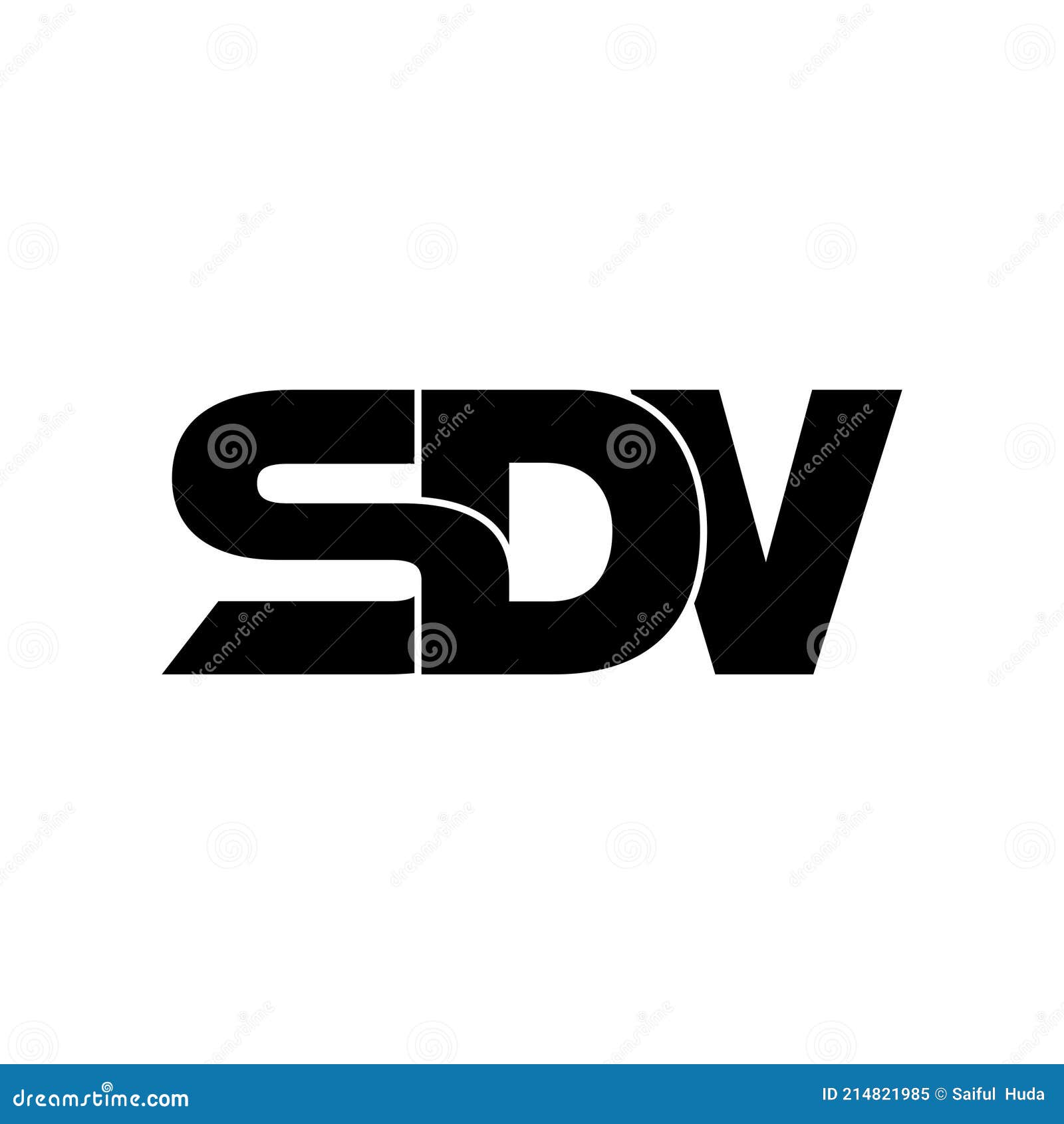 Letter SDV Simple Monogram Logo Icon Design. Stock Vector ...