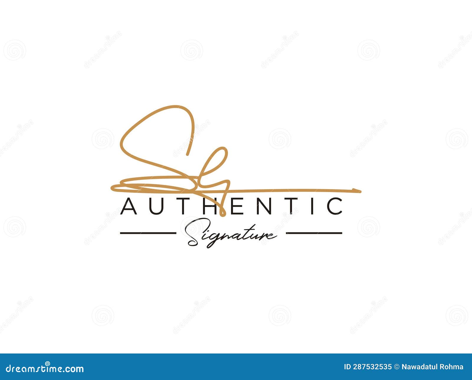 Letter SE Signature Logo Template Vector Stock Vector - Illustration of ...