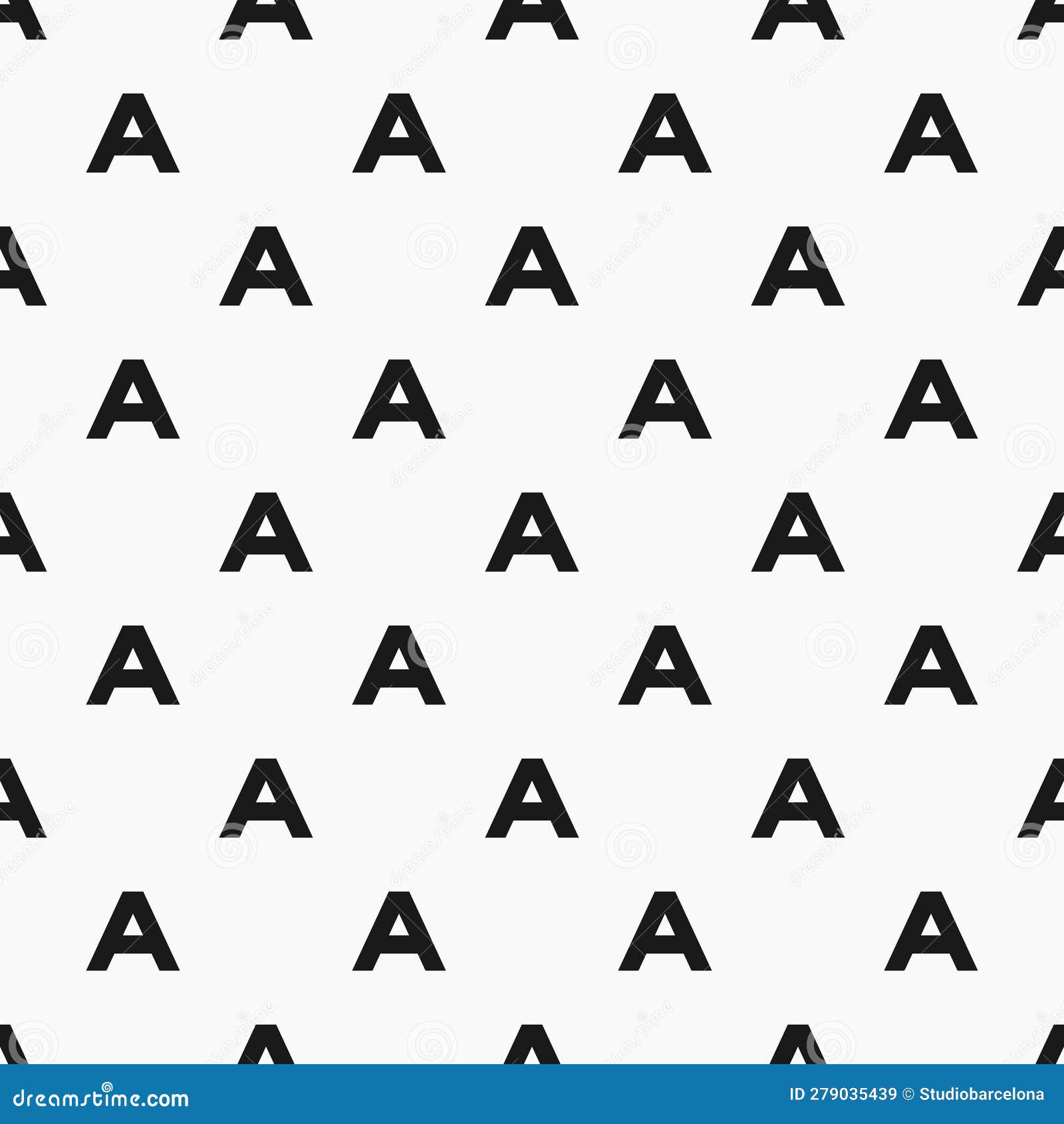 Letter a seamless pattern. stock vector. Illustration of seamless ...