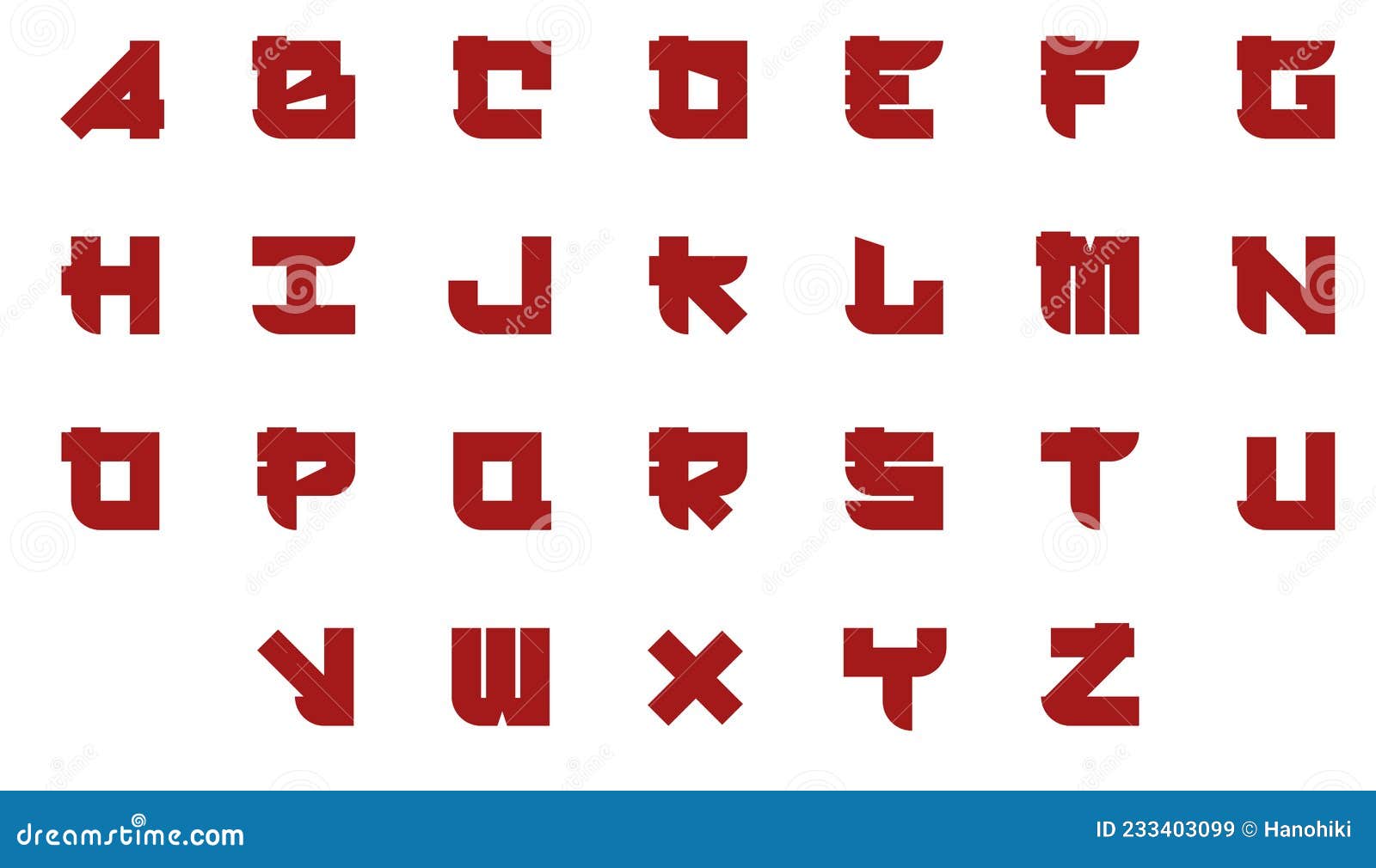 Letter Set Abc Font, Alphabet - Colorful Bold Letters Stock Vector ...