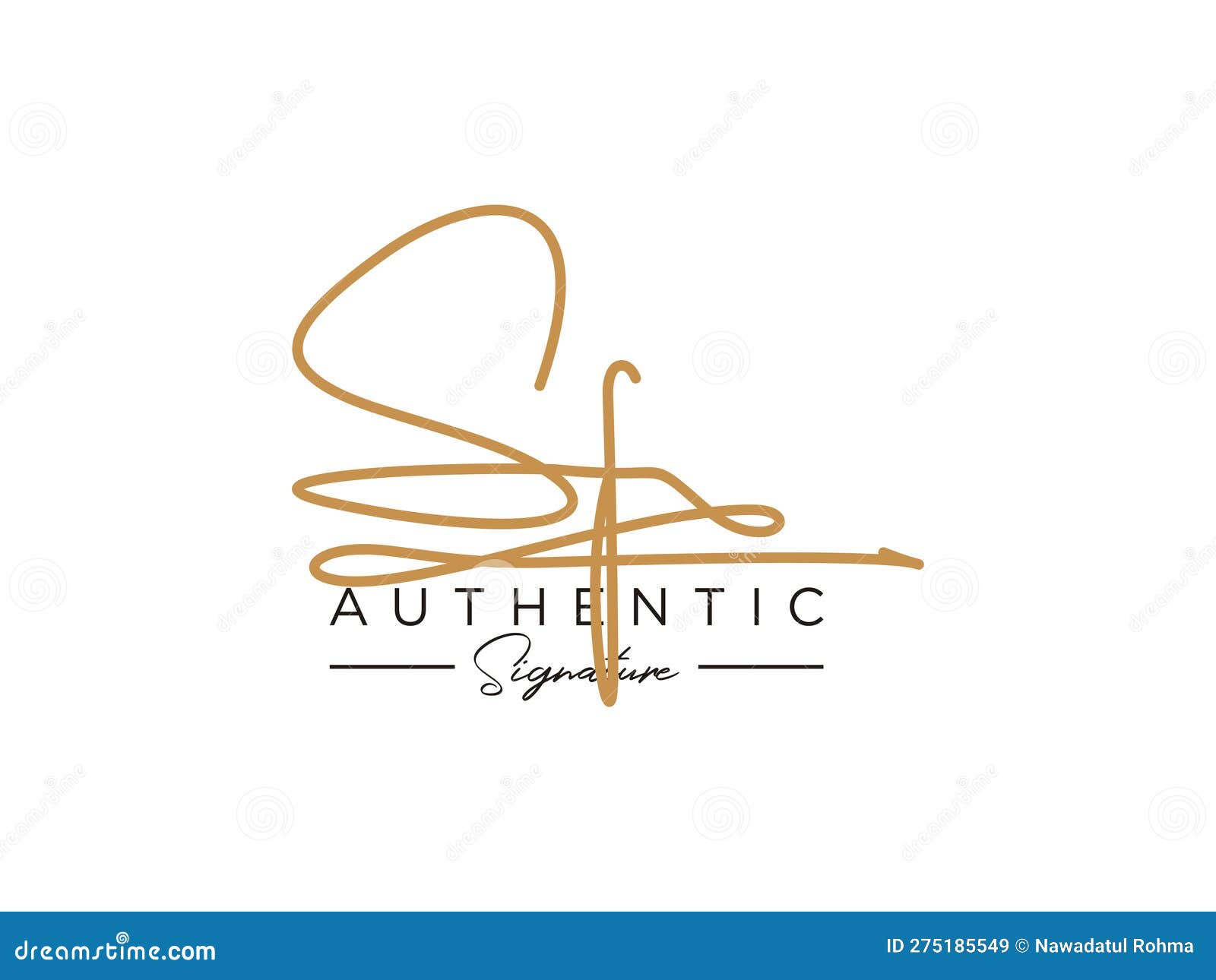 Letter SF Signature Logo Template Vector Stock Vector - Illustration of ...