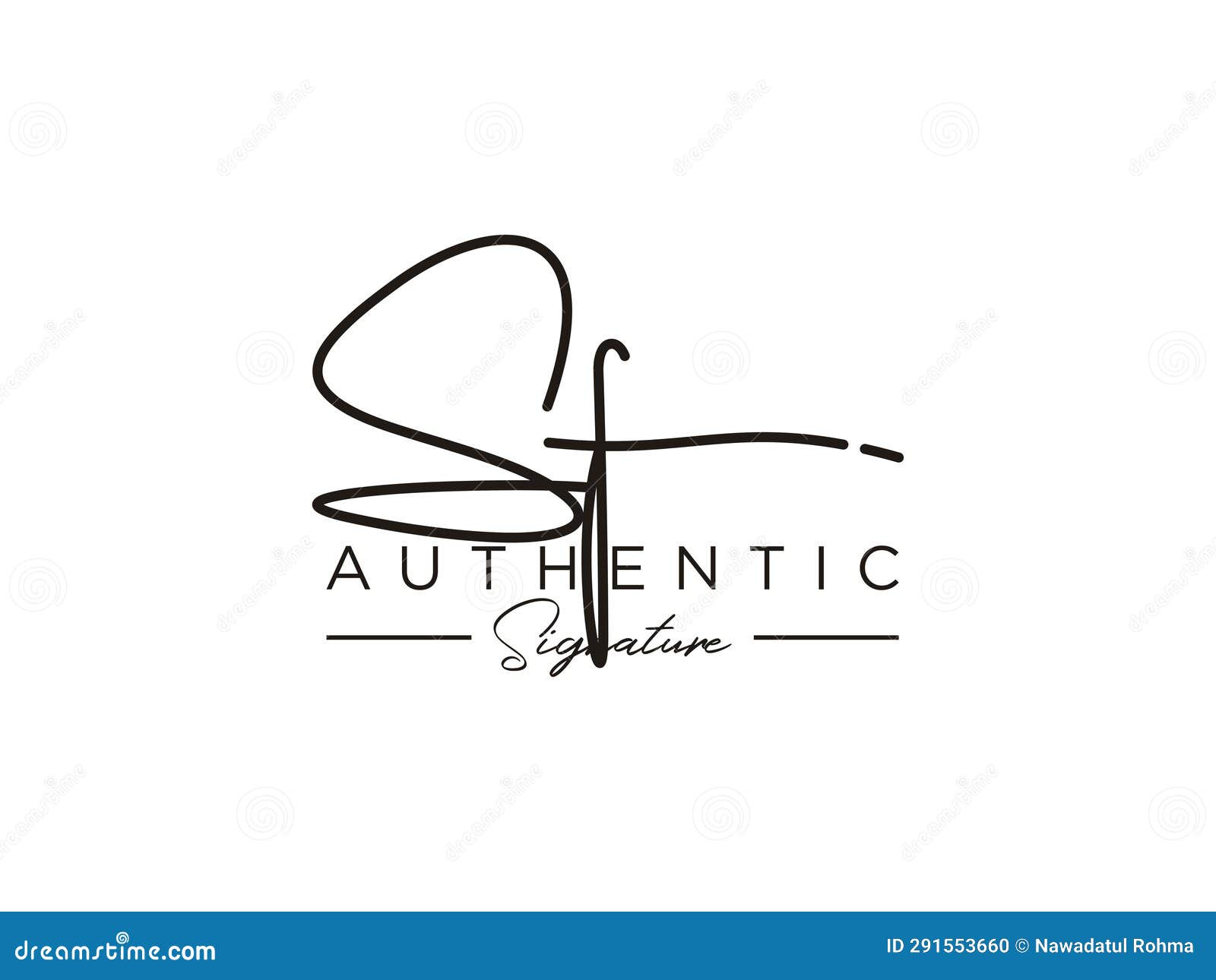 Letter SF Signature Logo Template Vector Stock Vector - Illustration of ...