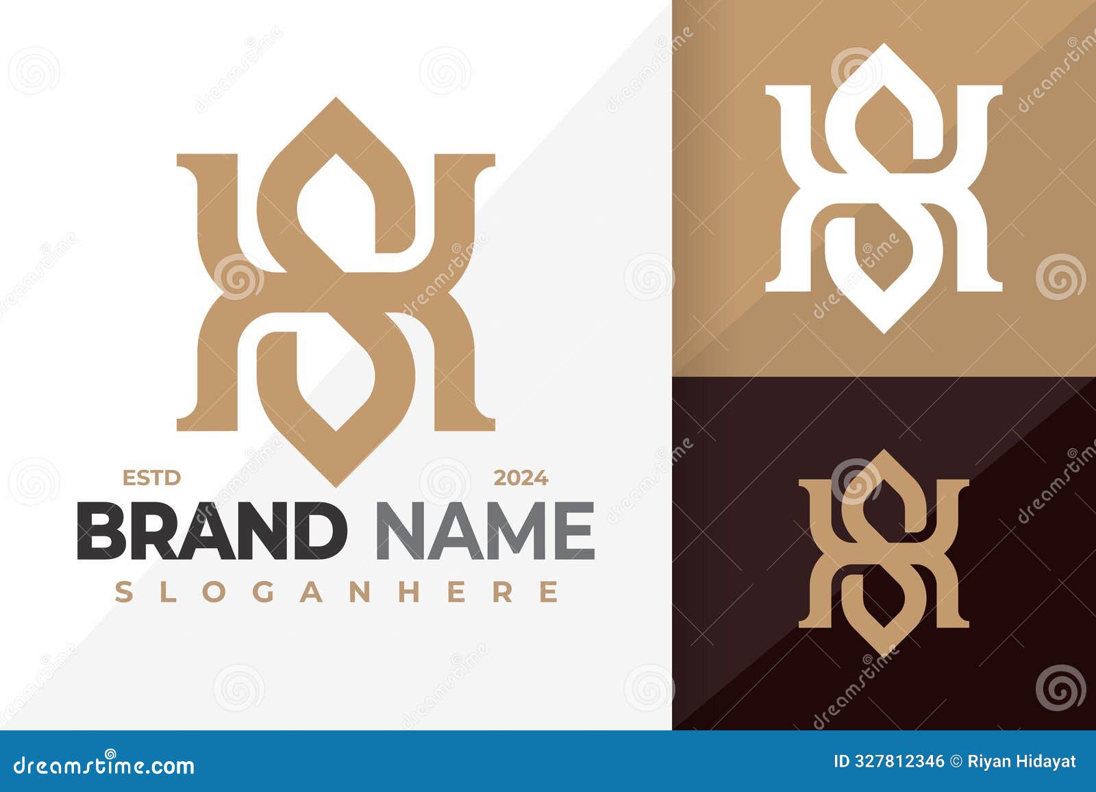 Letter Sh or Hs Unique Logo Design Vector Symbol Icon Illustration ...
