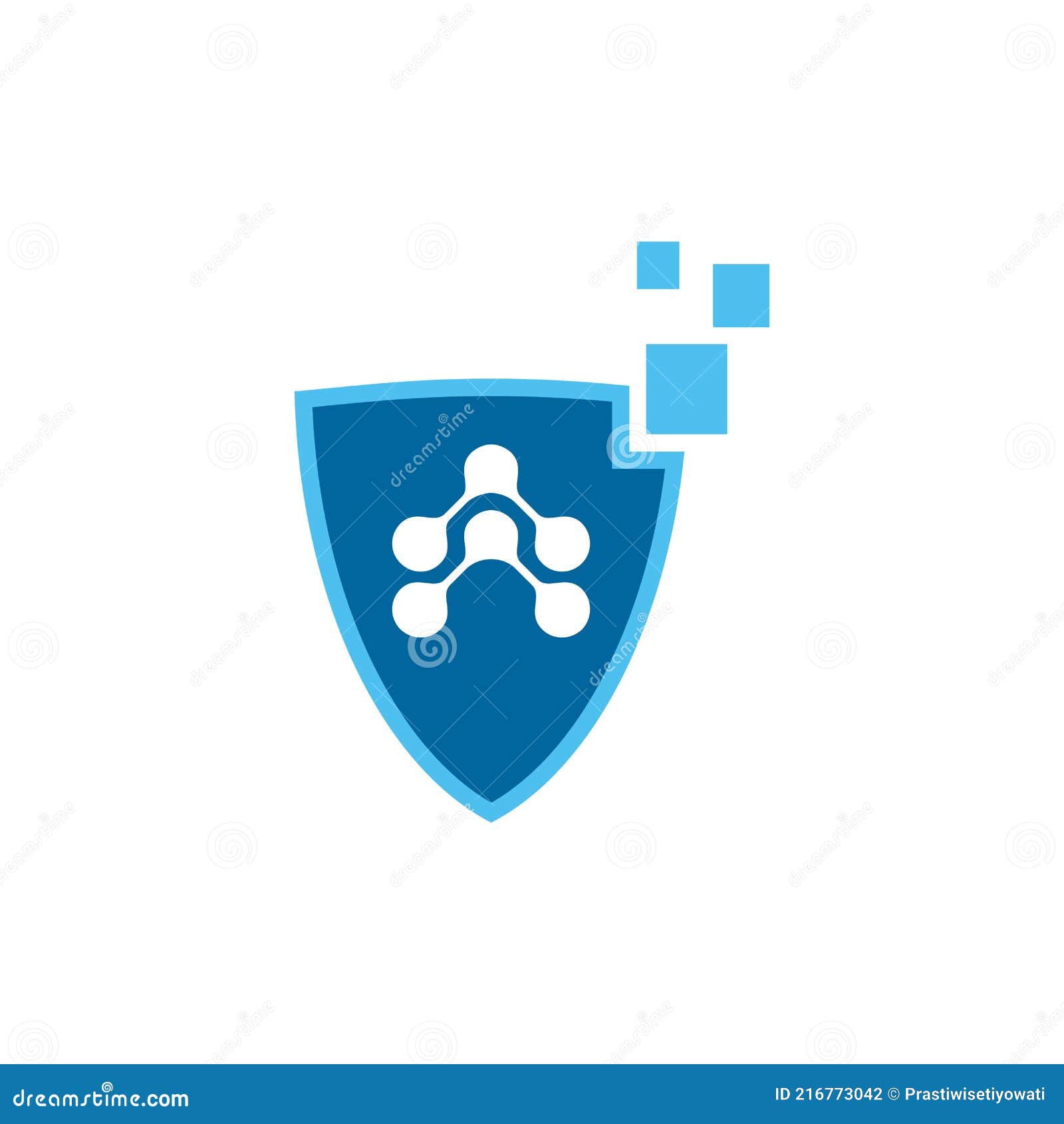 Letter a Shield Data Protection Logo Icon Stock Vector - Illustration ...