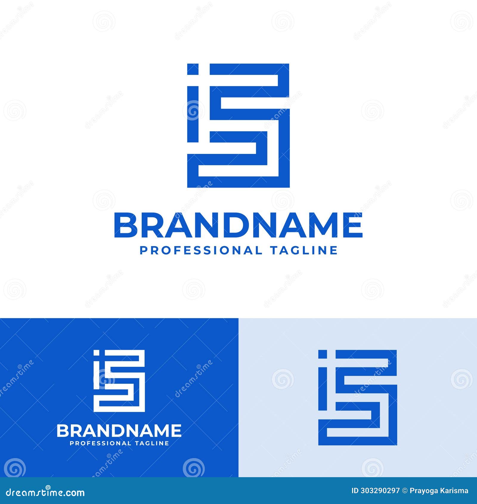 Letter SI Modern Logo, Suitable For Business With SI Or IS Initials ...