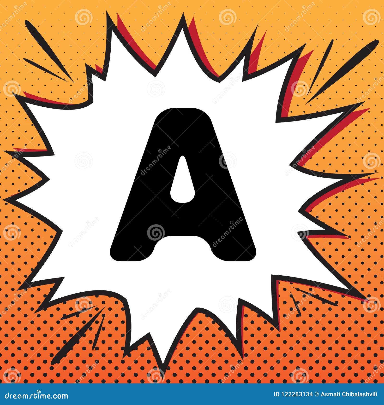 Letter a Sign Design Template Element. Vector Stock Vector ...