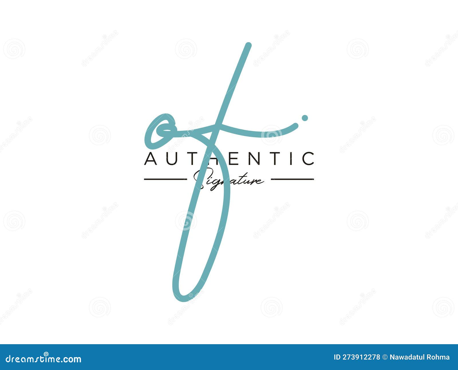 Letter of Signature Logo Template Vector Stock Vector - Illustration of ...