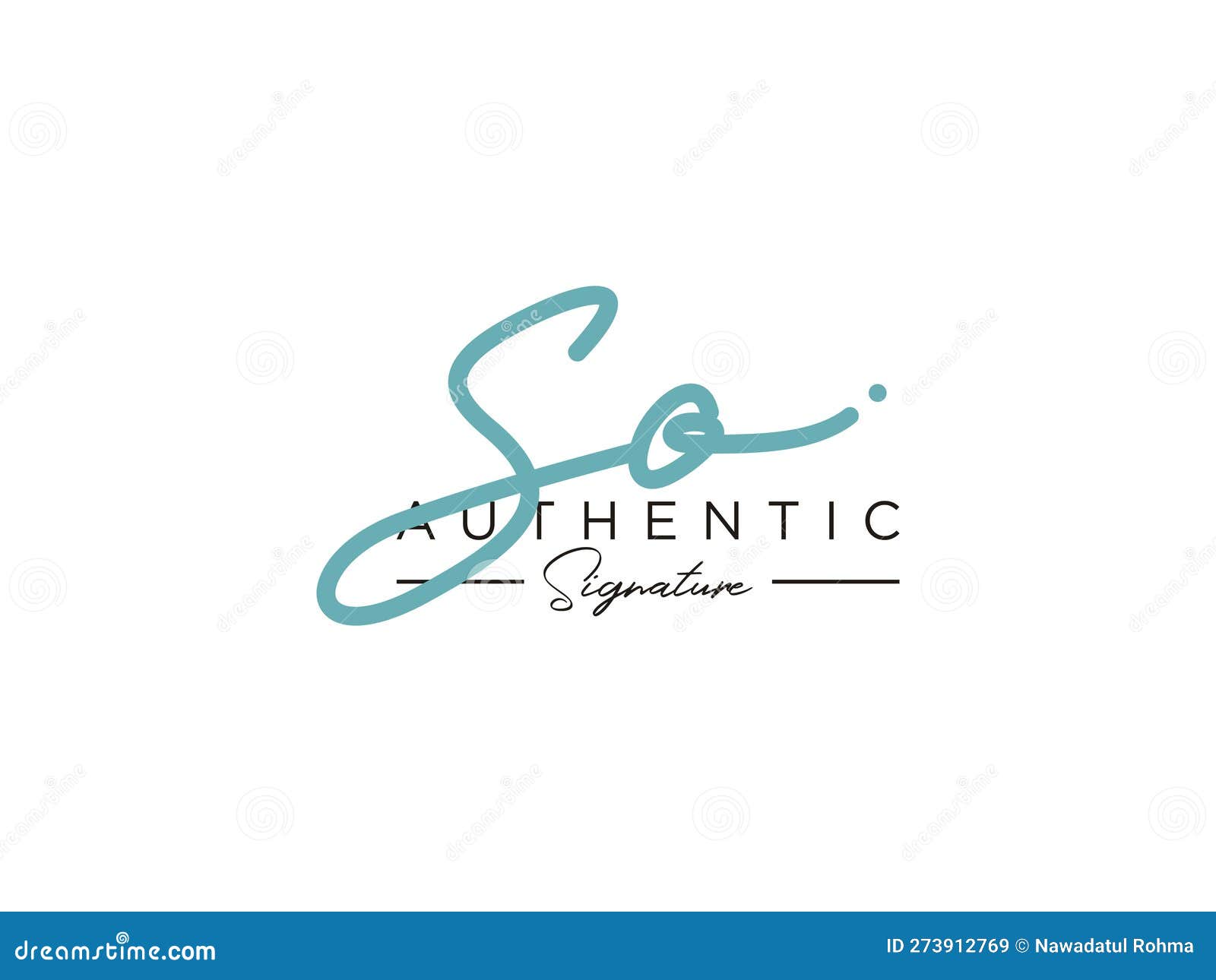 Letter so Signature Logo Template Vector Stock Vector - Illustration of ...