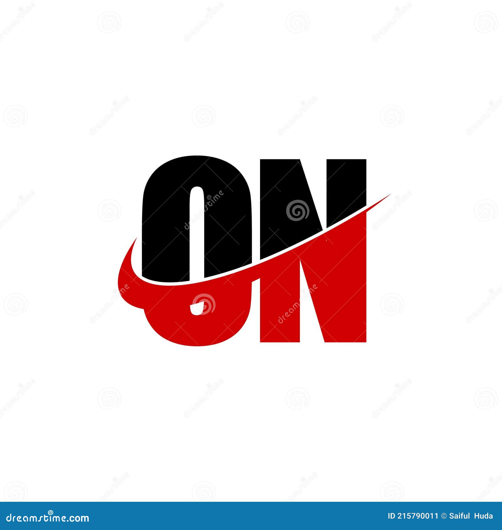 Letter on Simple Monogram Logo Icon Design. Stock Vector - Illustration ...